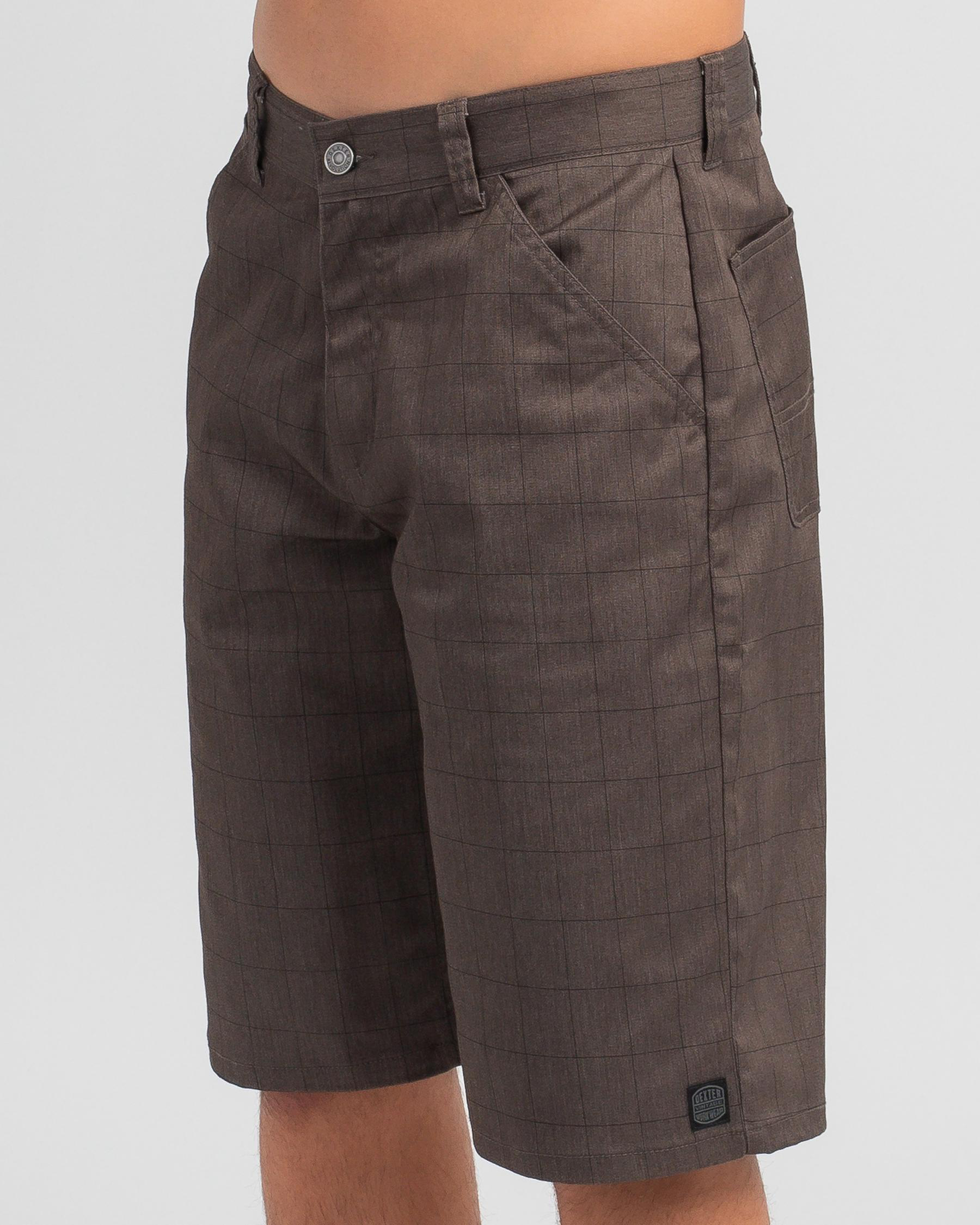 Shop Dexter Channel Walk Shorts In Char Marle - Fast Shipping & Easy ...