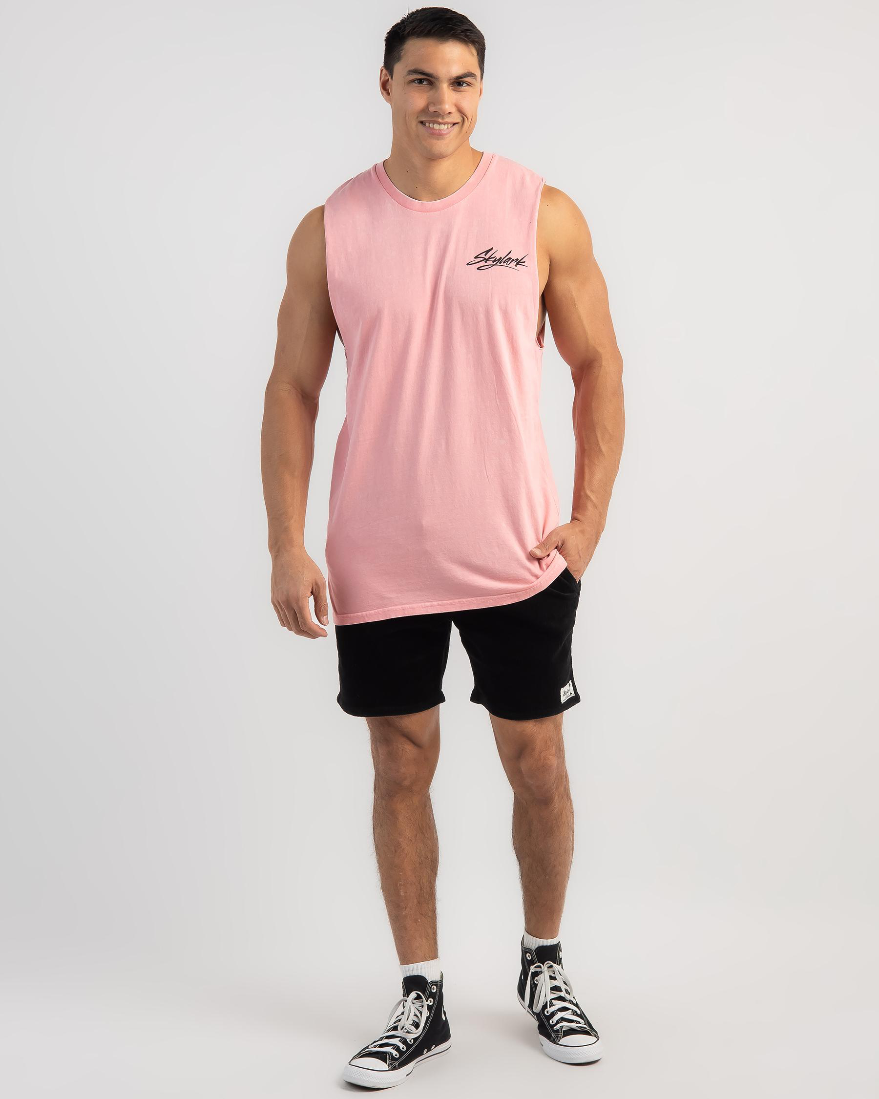 Shop Skylark Journeys Muscle Tank In Pink Acid - Fast Shipping & Easy ...
