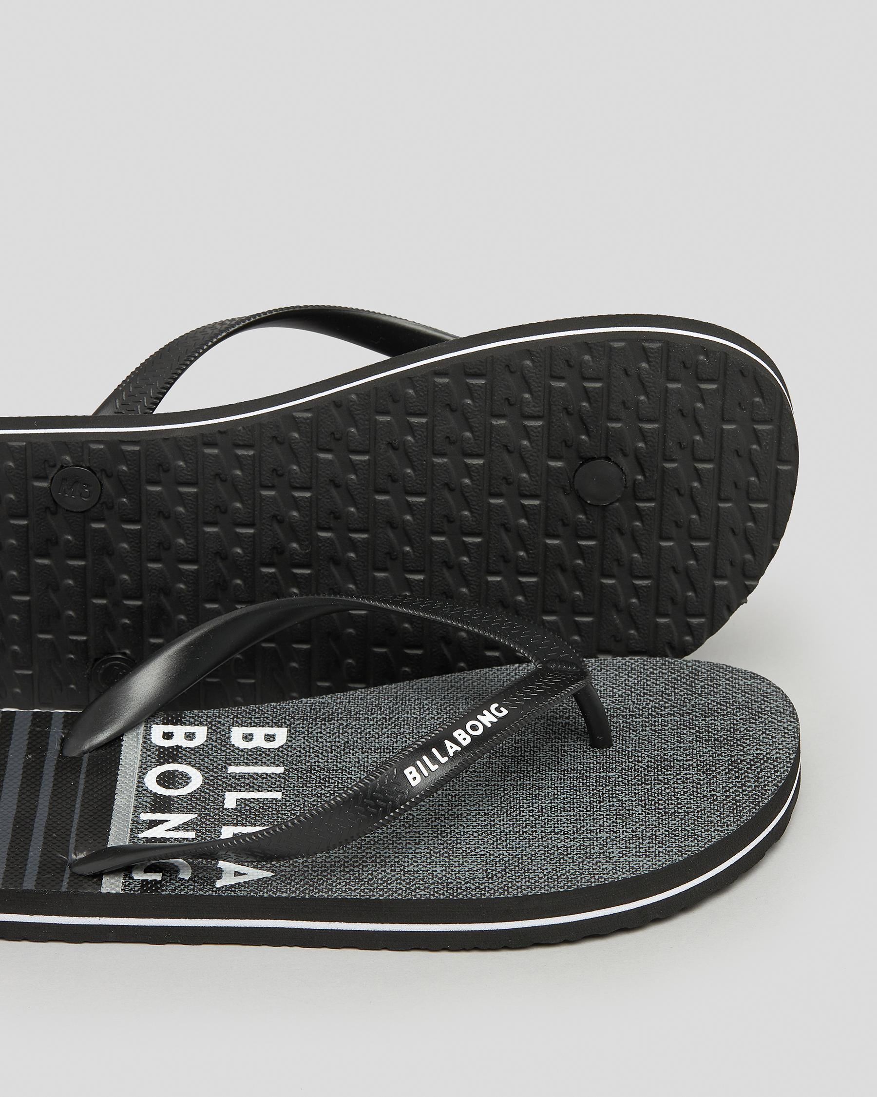 Shop Billabong Northpoint Thongs In Grey - Fast Shipping & Easy Returns ...