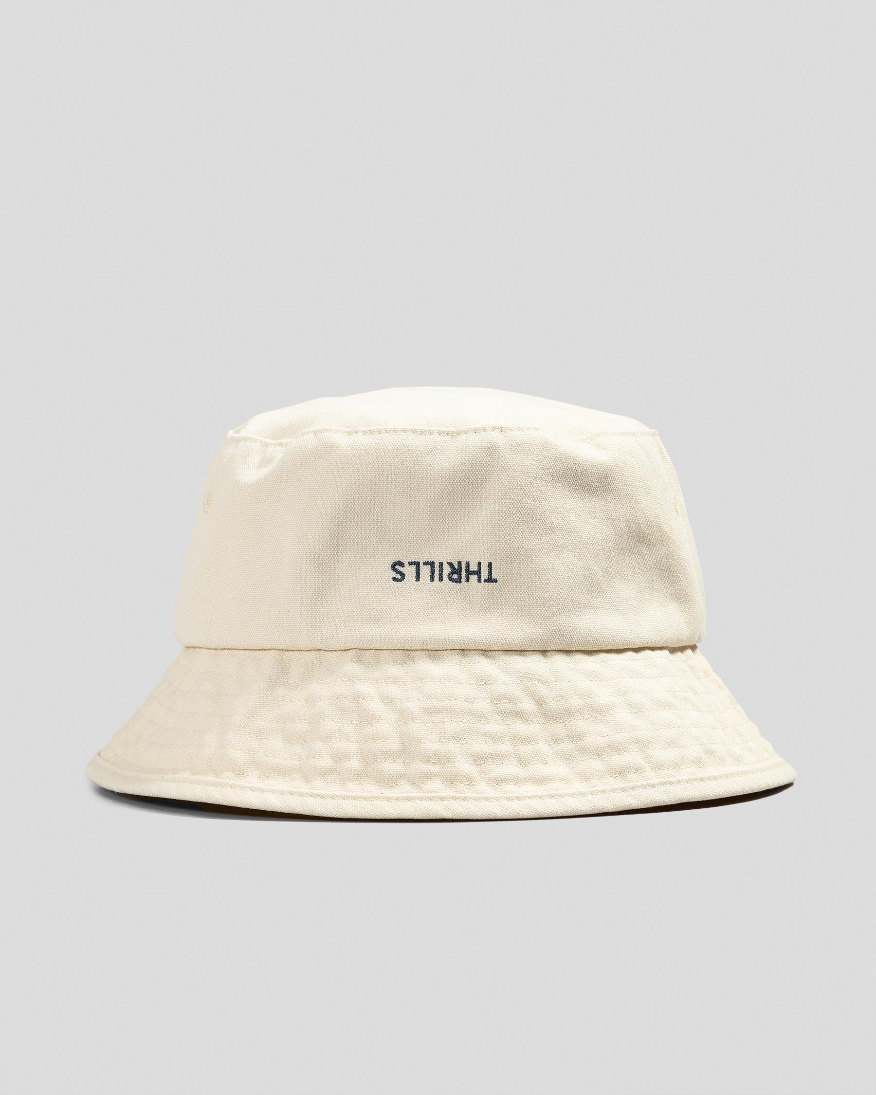 Shop Thrills Minimal Thrills Bucket Hat In Heritage White - Fast ...