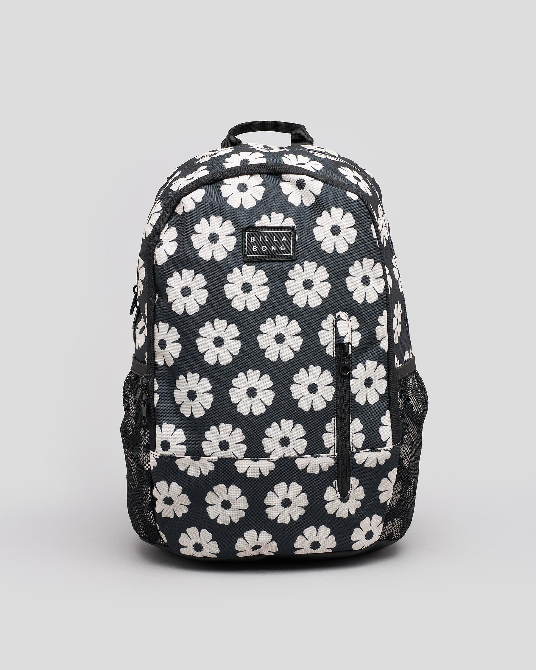 Shop Billabong Feel Good Tao Backpack In Off Black - Fast Shipping ...