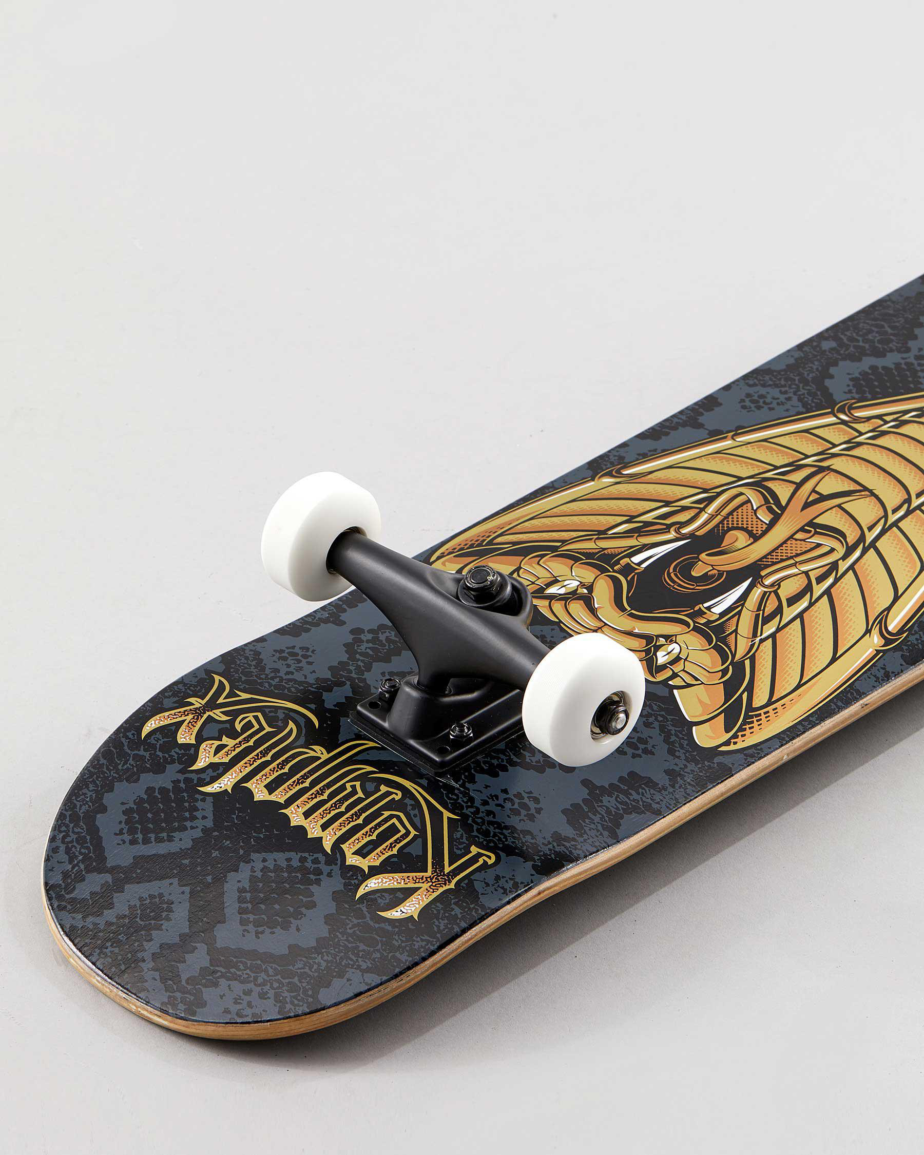 Shop Komplex Venom Complete Skateboard In Black/ Gold - Fast Shipping ...