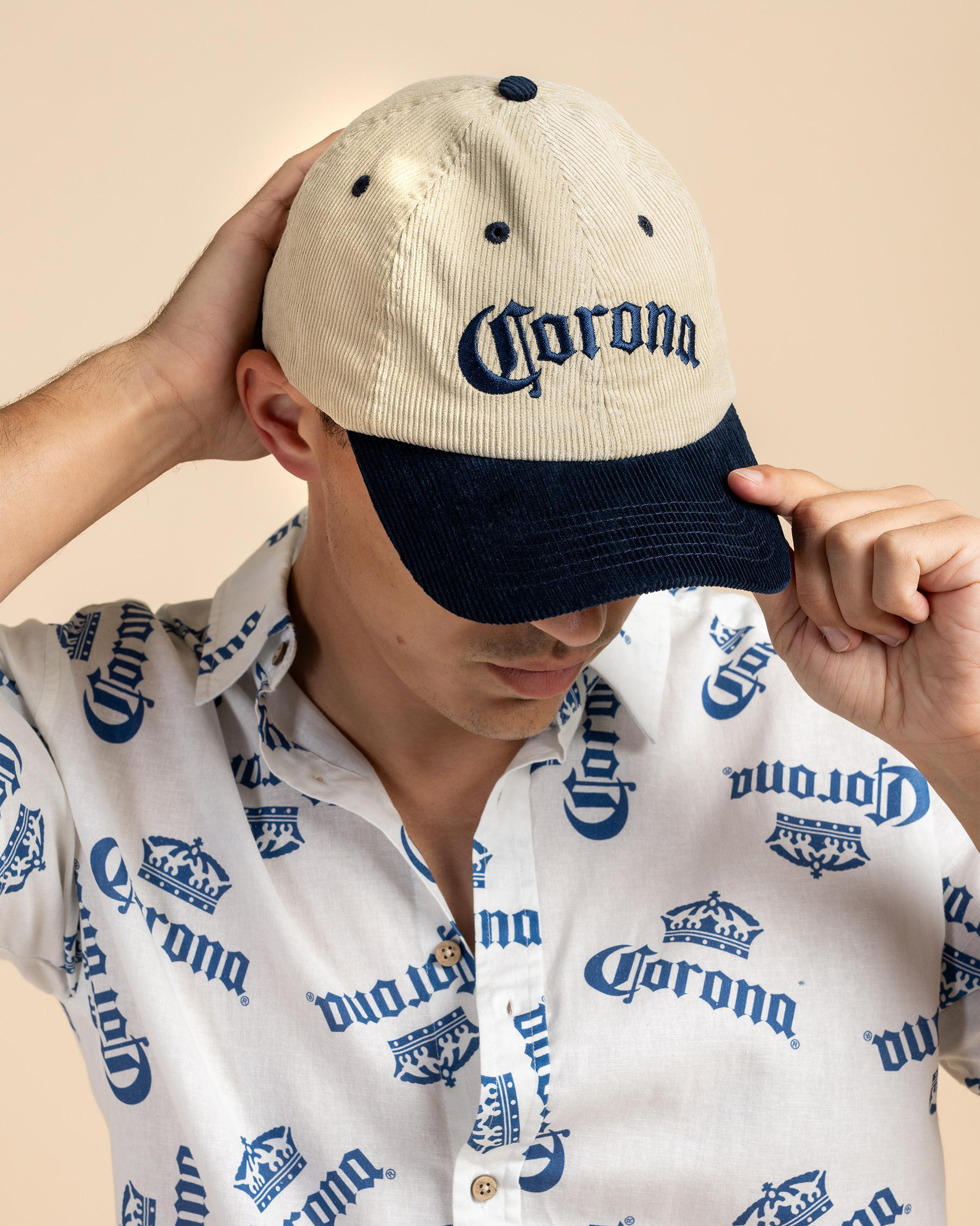 Shop Corona Arch Strapback Cap In Beige - Fast Shipping & Easy Returns ...