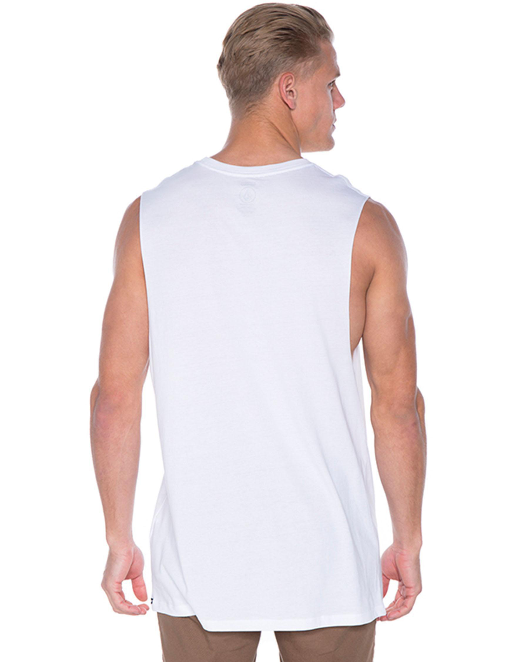 Volcom Solid Muscle Tank In White - FREE* Shipping & Easy Returns ...