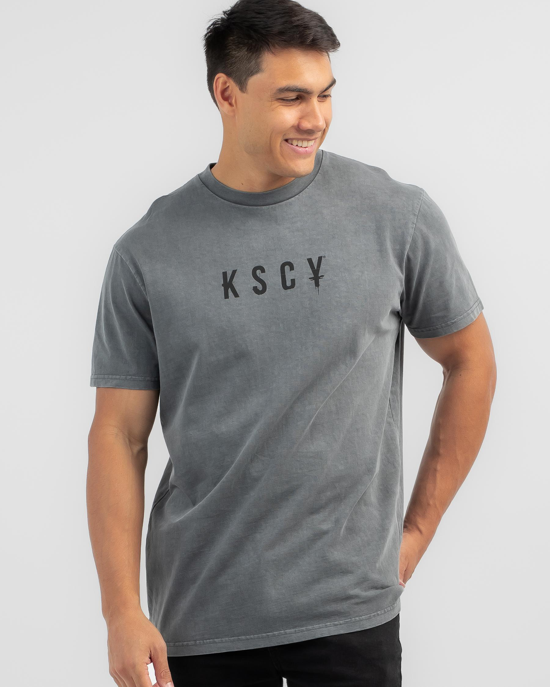 Shop Kiss Chacey Echoes Relaxed Fit T-Shirt In Pigment Asphalt - Fast ...