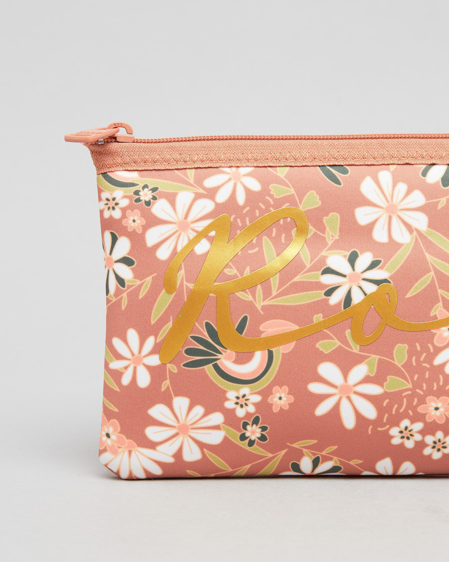 Shop Roxy Happy Wednesday Pencil Case In Toasted Nut Rg - Fast Shipping ...