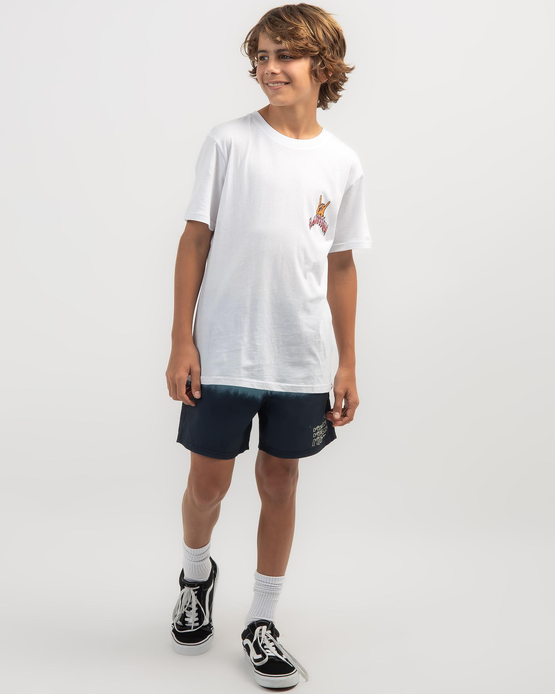 Shop Sanction Boys' Splash T-Shirt In White - Fast Shipping & Easy ...