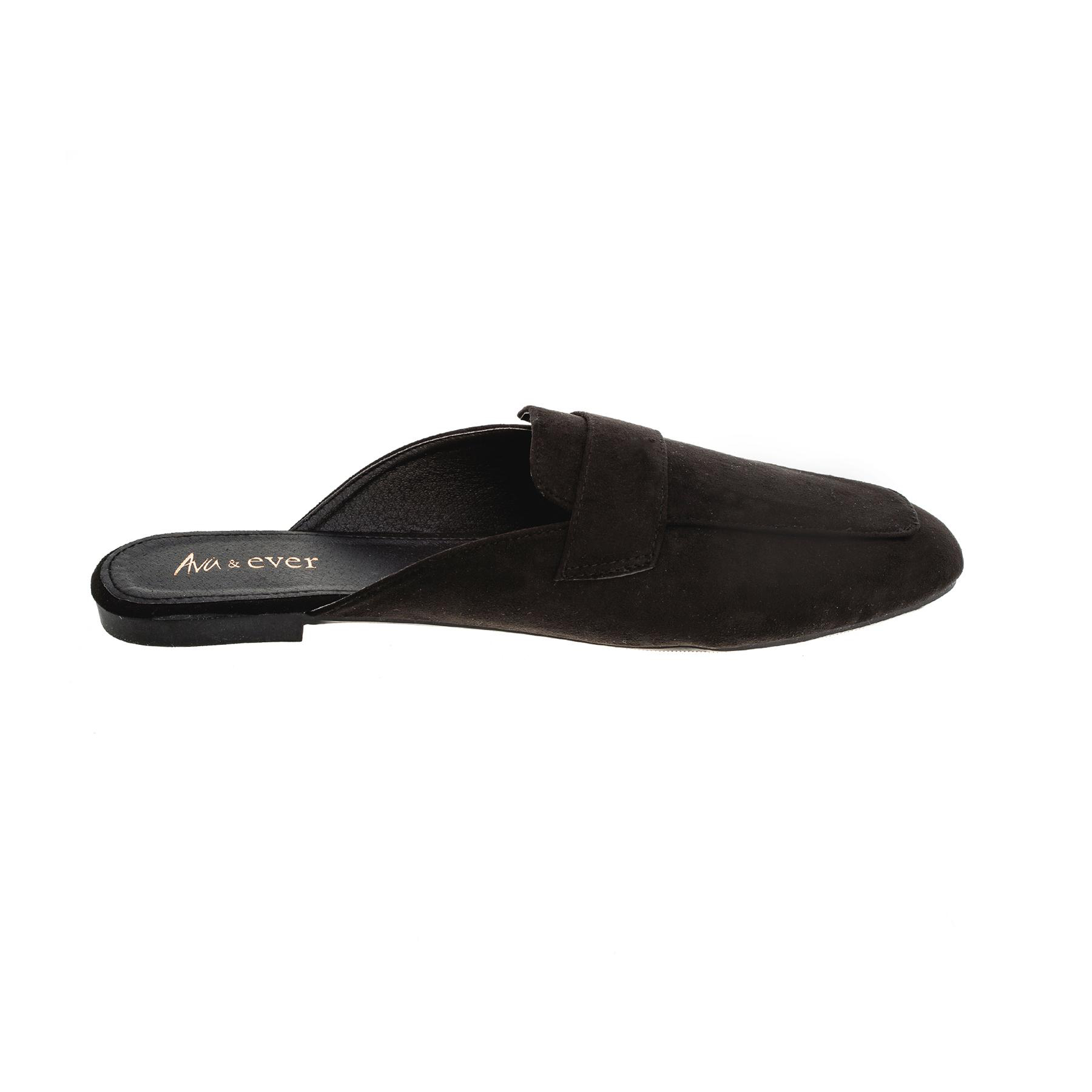 Shop Ava And Ever Maynard Mule Shoes In Black - Fast Shipping & Easy ...