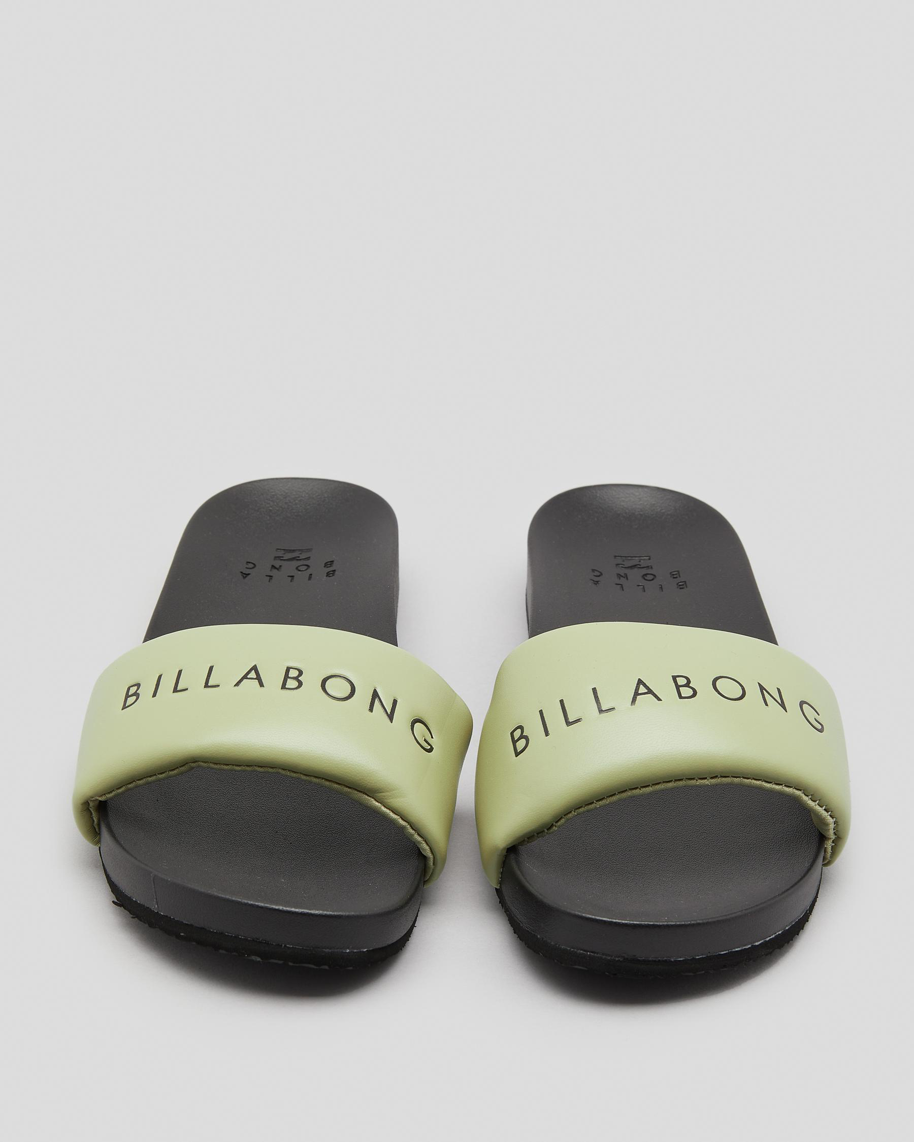 Shop Billabong Womens Billabong Serenity Slide Sandals In Sage - Fast ...