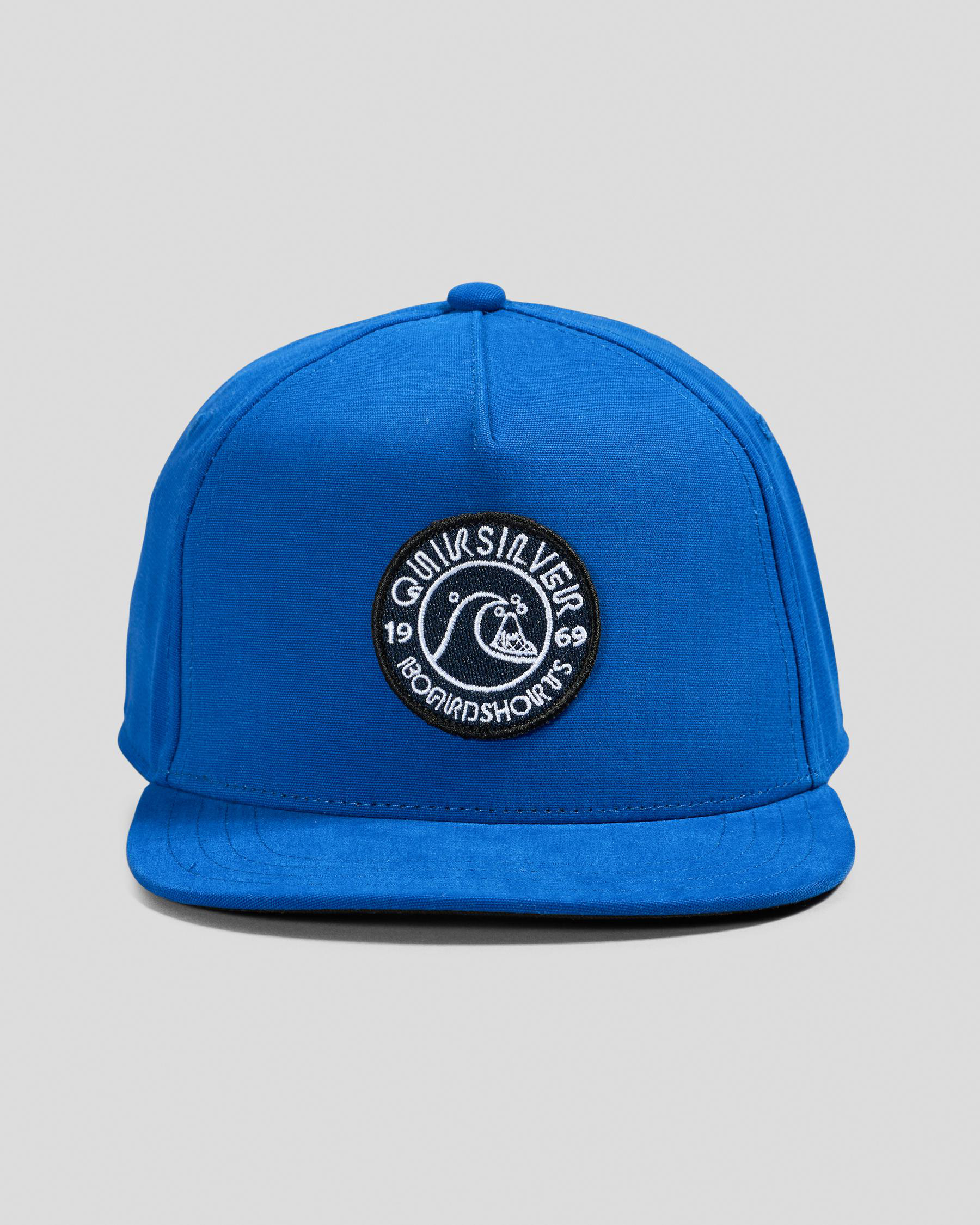 Shop Quiksilver QSB Youth Snapback In Monaco Blue - Fast Shipping ...