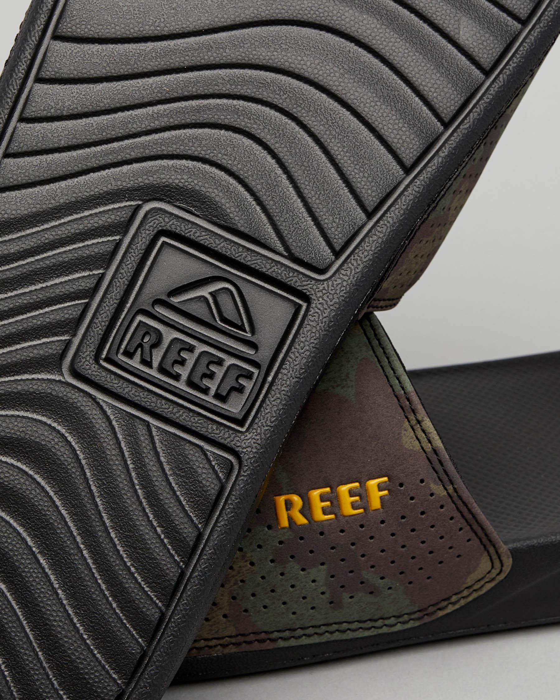 Shop Reef One Slides In Green Camo - Fast Shipping & Easy Returns ...
