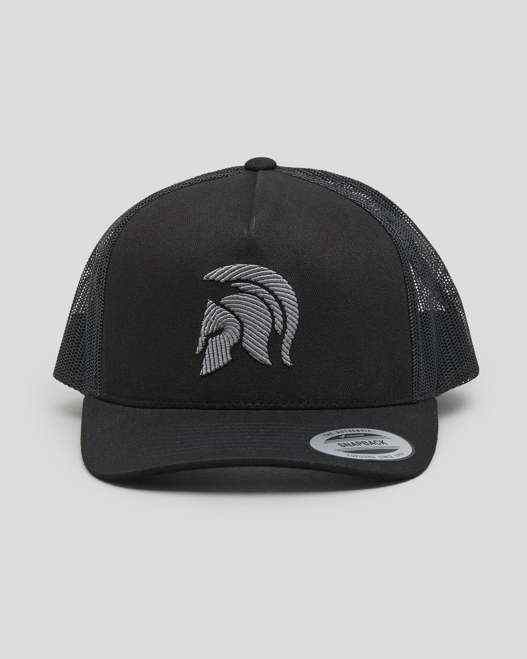 Shop Sparta Siege Trucker Cap In Black - Fast Shipping & Easy Returns ...