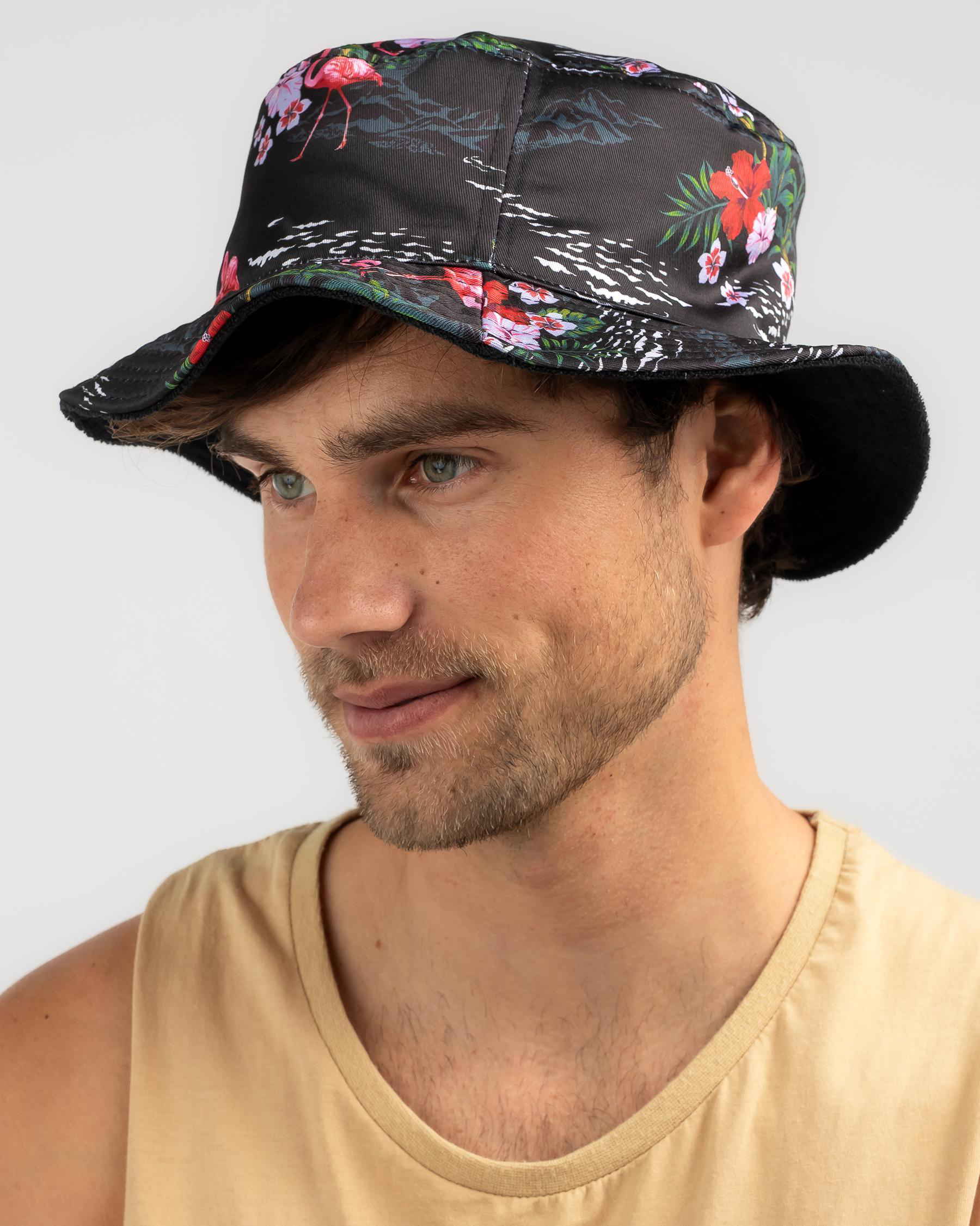 Shop Lucid Arcadia Bucket Hat In Black - Fast Shipping & Easy Returns ...