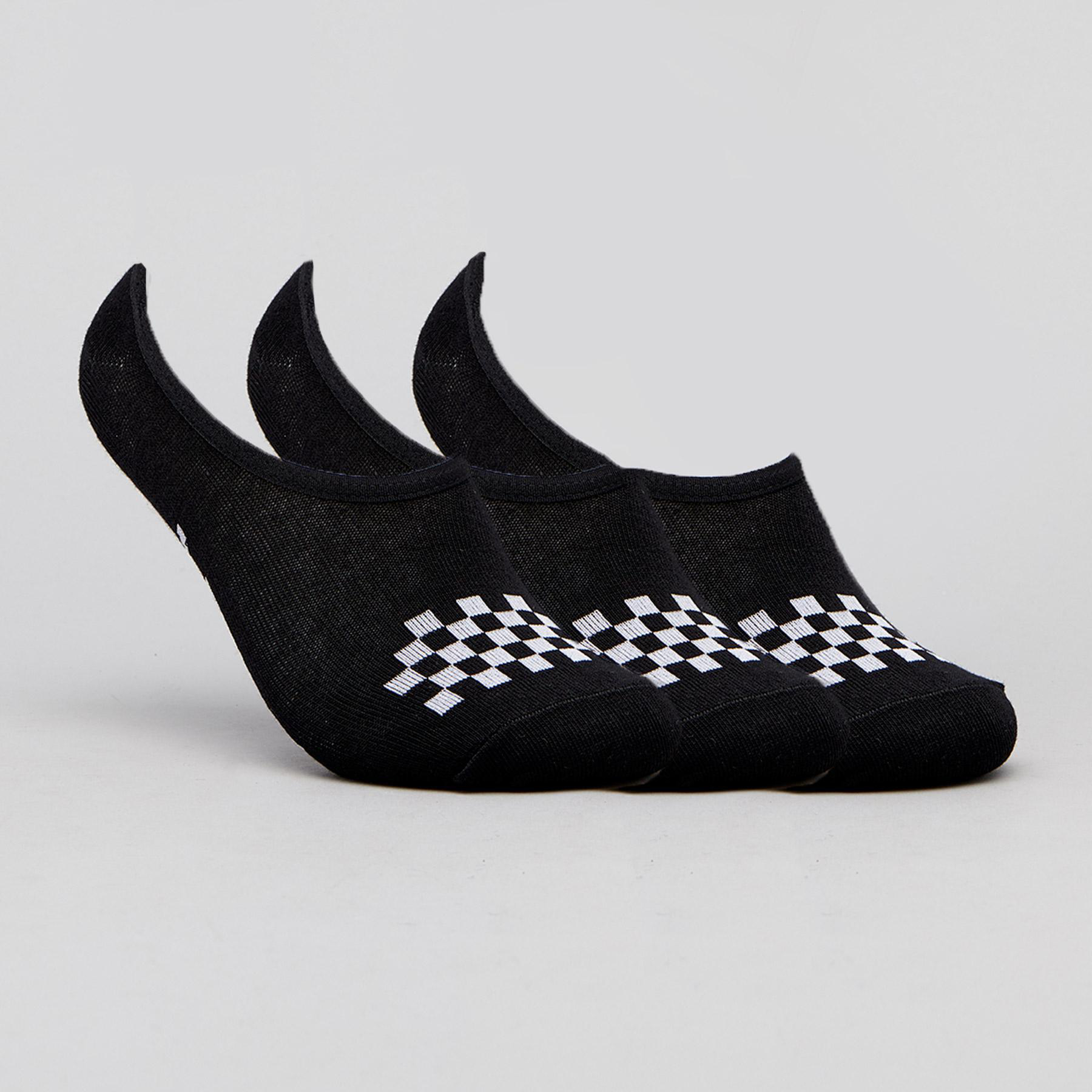 Shop Vans Girls Canoodle Socks 3 Pack In Black - Fast Shipping & Easy ...