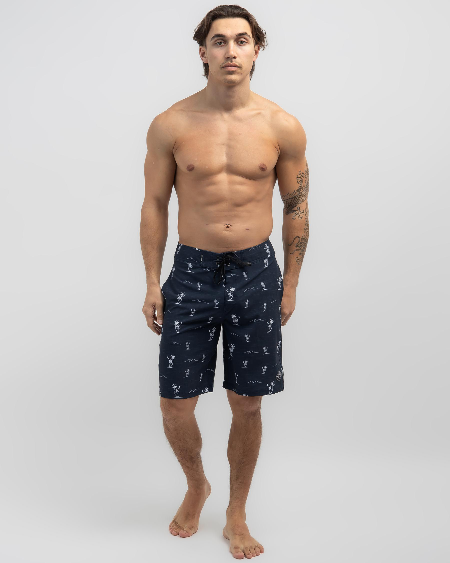Shop Skylark Seclusion Board Shorts In Navy - Fast Shipping & Easy ...