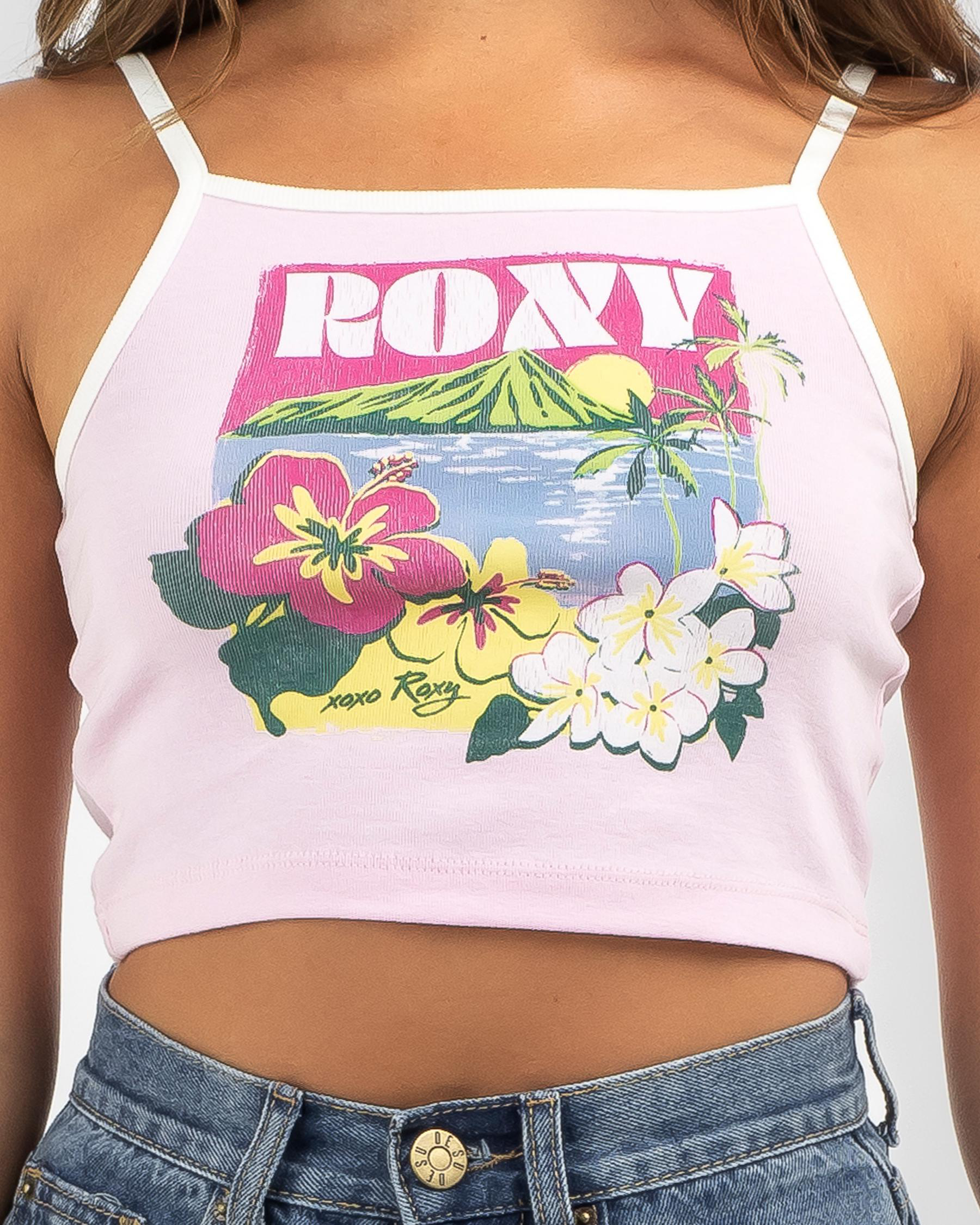 Shop Roxy Secret Island Tank In Pirouette - Fast Shipping & Easy ...