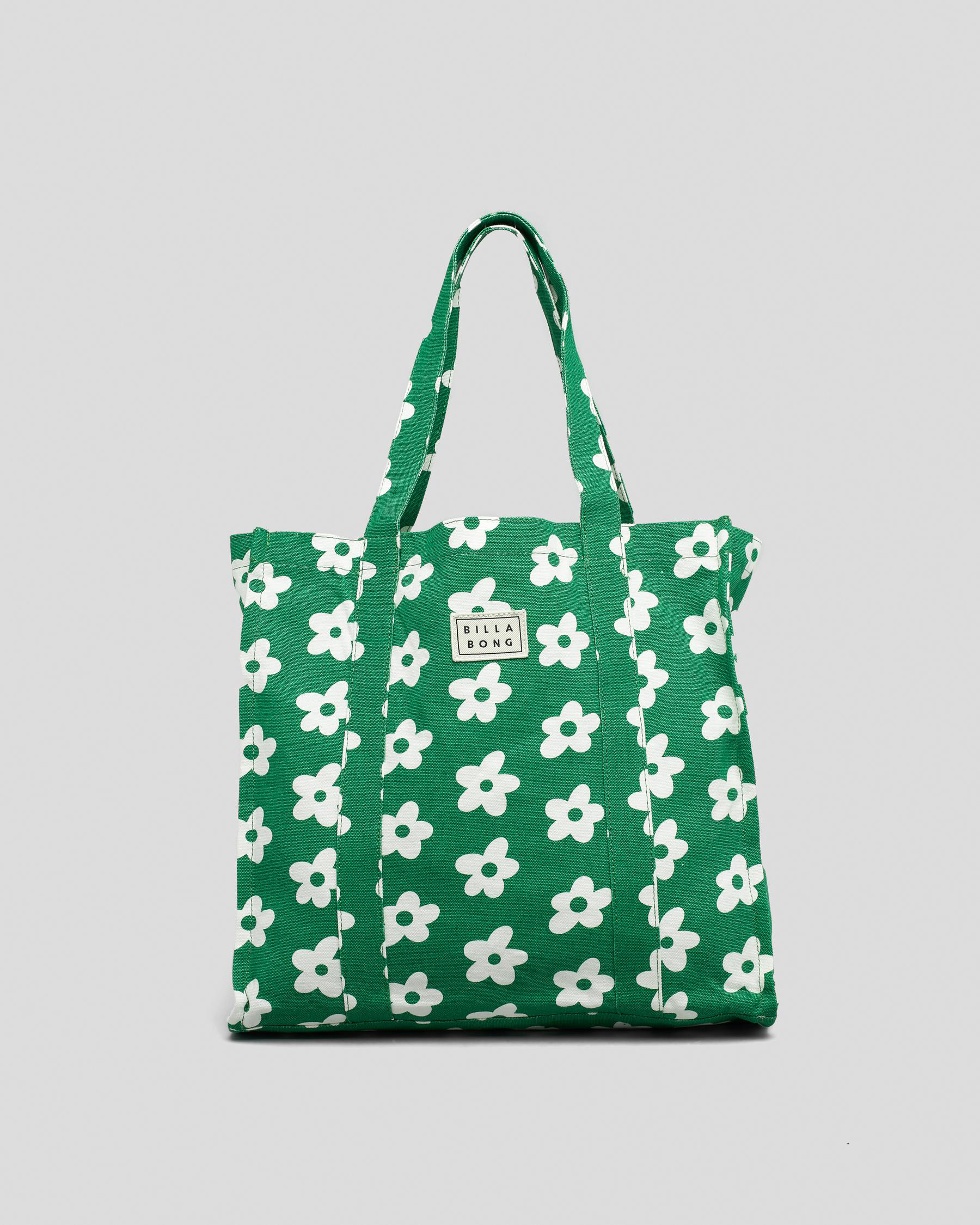 Shop Billabong Baby Trance Beach Bag In Green - Fast Shipping & Easy ...