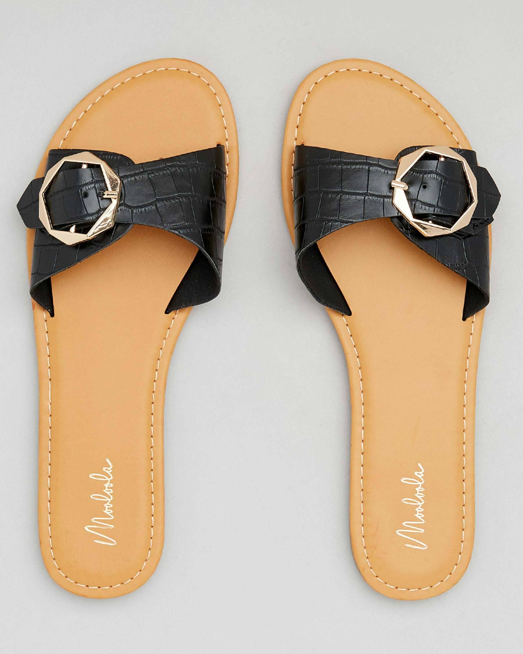 Shop Mooloola Jax Sandals In Black - Fast Shipping & Easy Returns ...