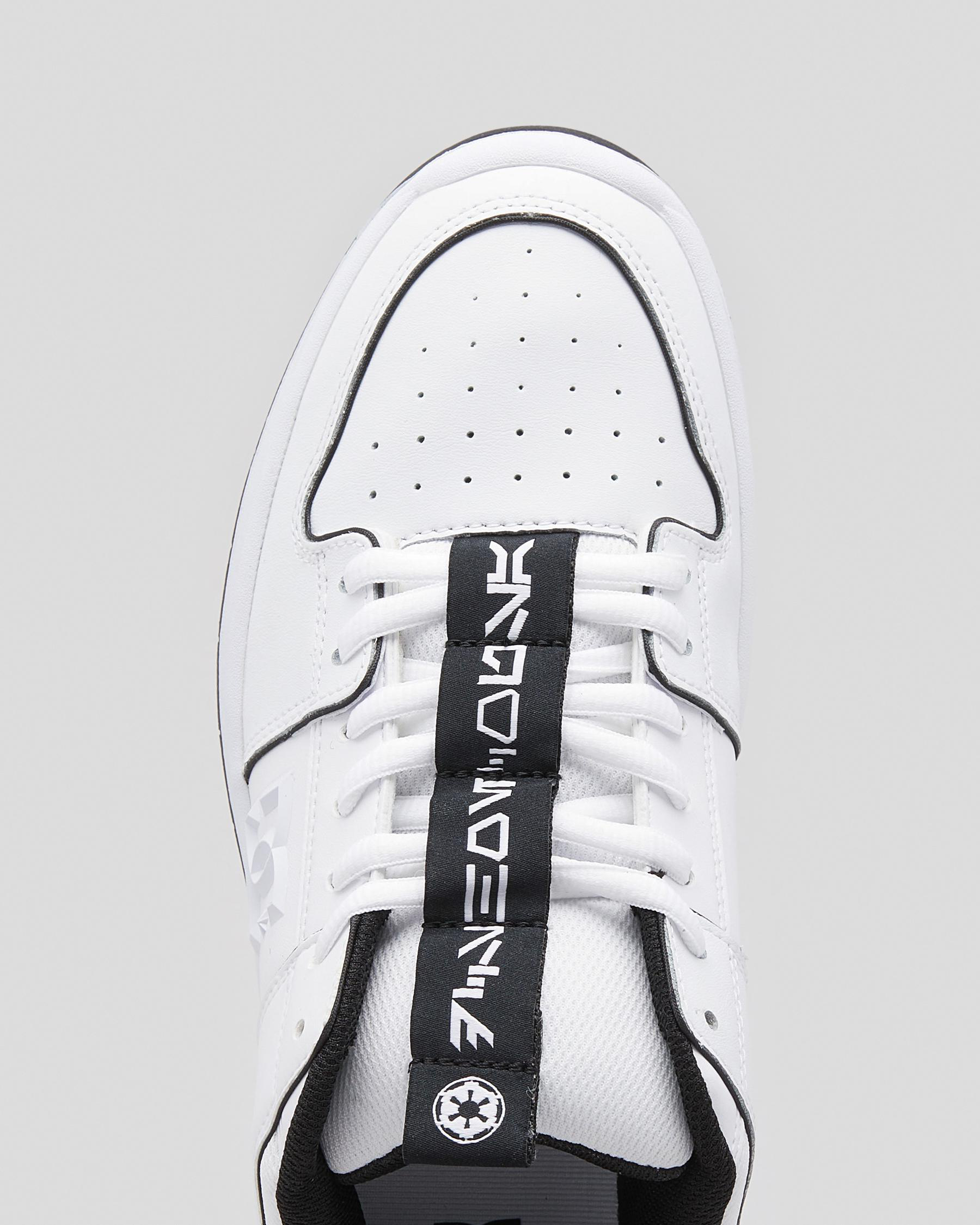 Shop DC Shoes Lynx Zero Shoes In White/black/blue - Fast Shipping ...