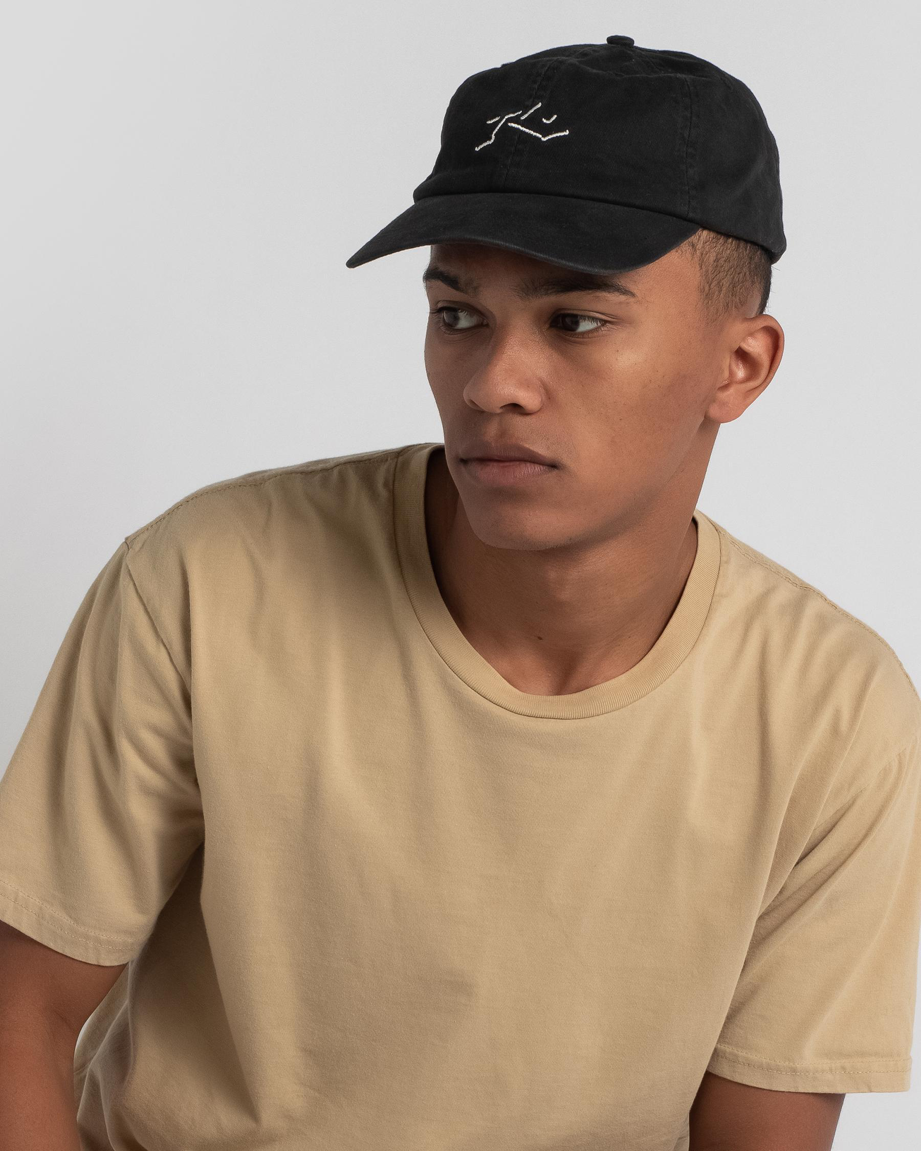 Shop Rusty Shadow Adjustable Cap In Black - Fast Shipping & Easy ...
