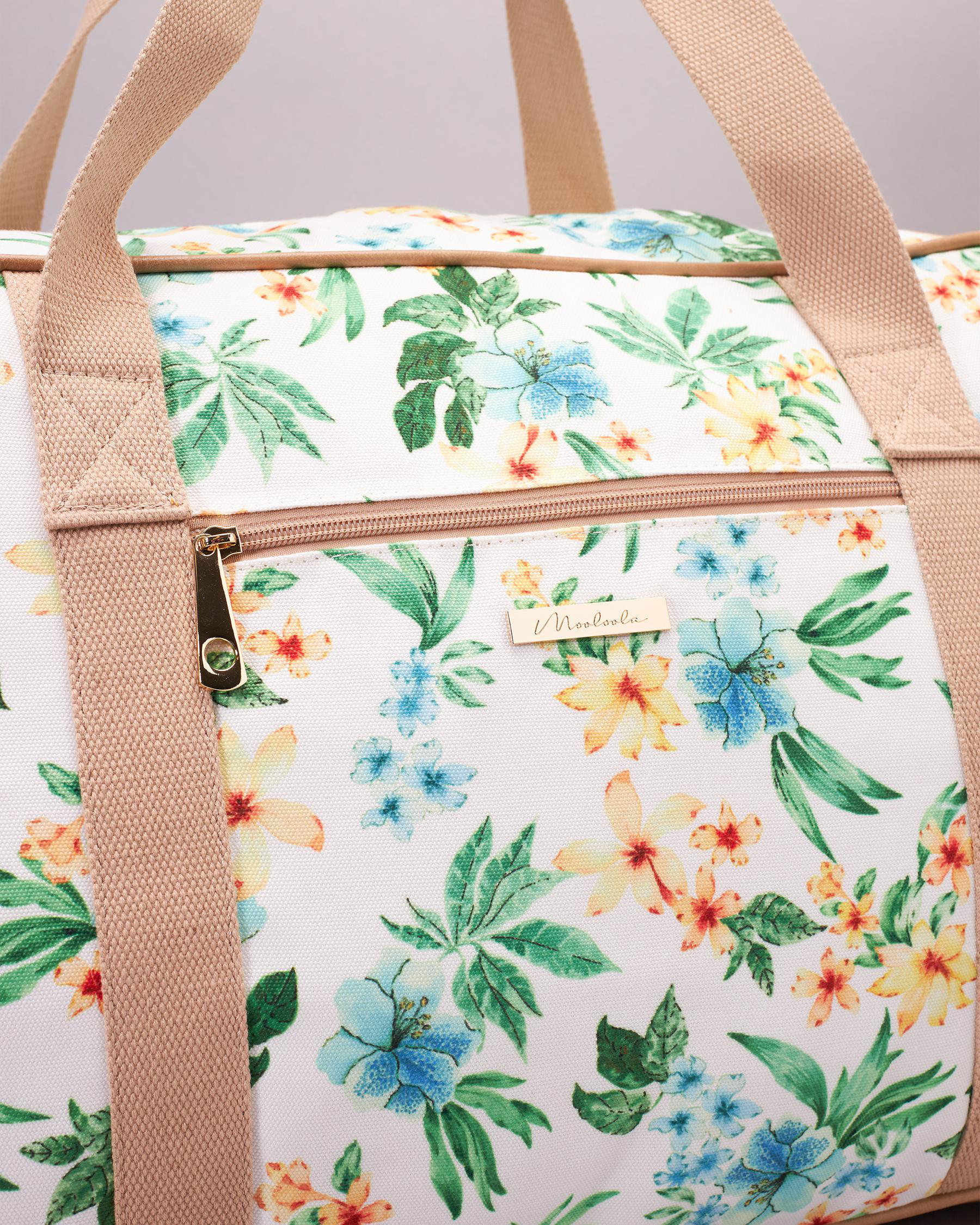 Shop Mooloola Poppy Travel Bag In White/multi - Fast Shipping & Easy ...