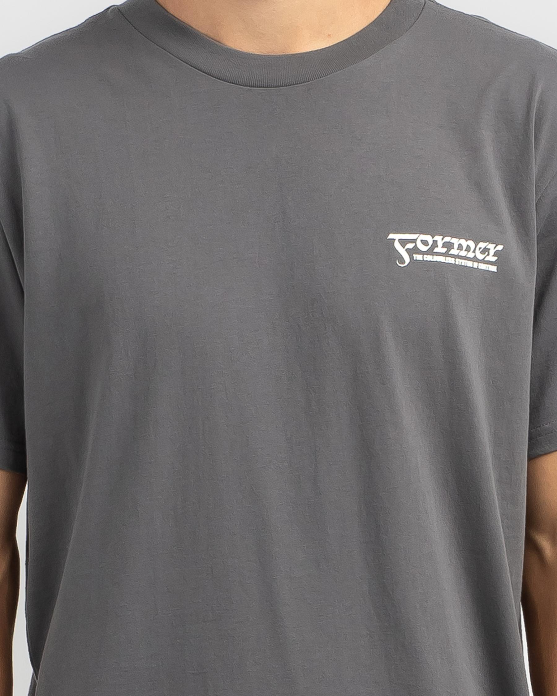 Shop Former Crux T-Shirt In Iron - Fast Shipping & Easy Returns - City ...
