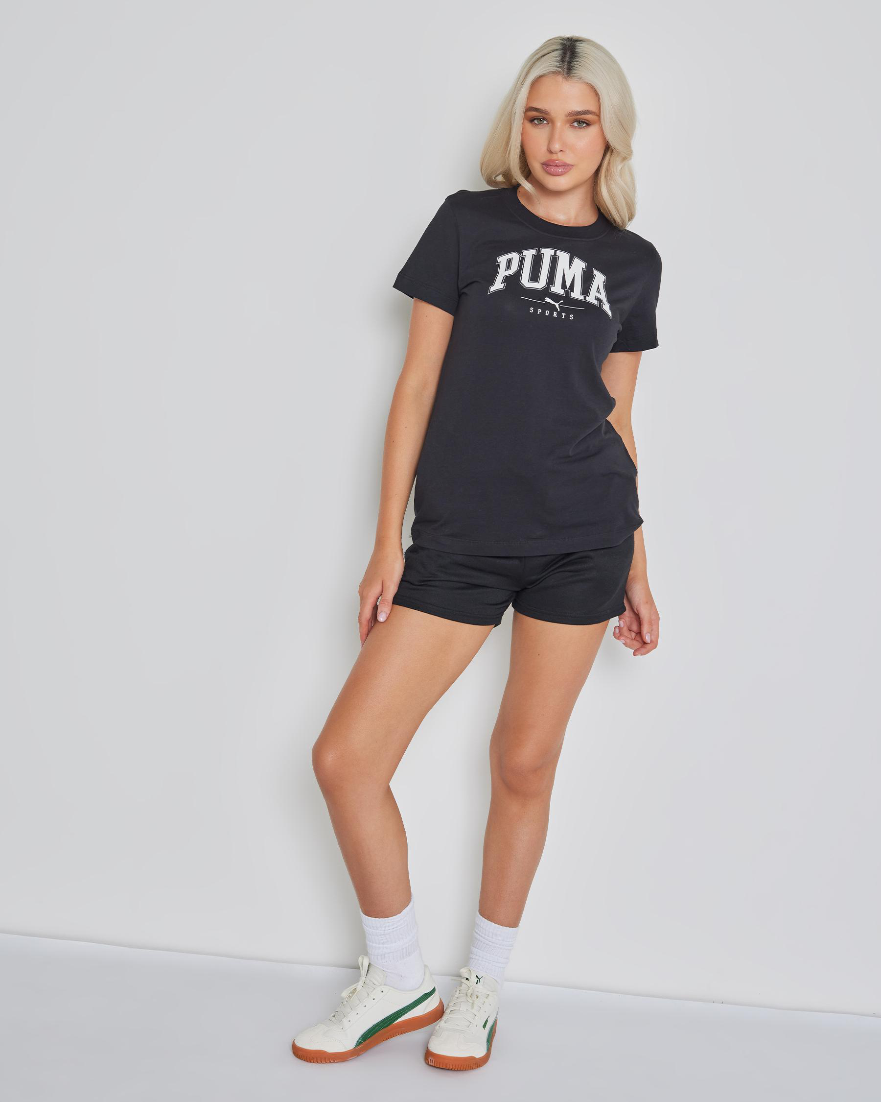 Shop Puma Squad Graphic Tee In Black - Fast Shipping & Easy Returns ...