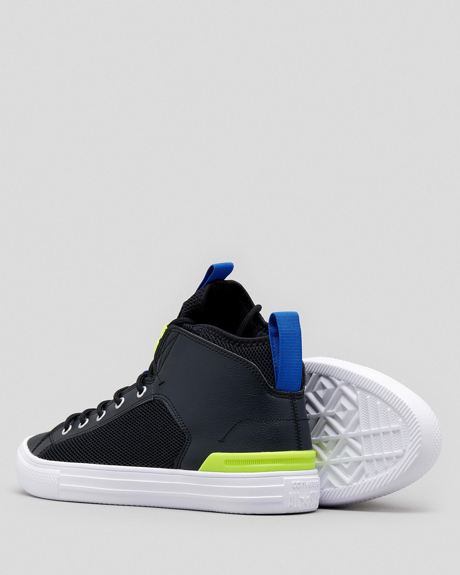 Shop Converse Ultra Shoes In Black/lemon Venom/white - Fast Shipping ...