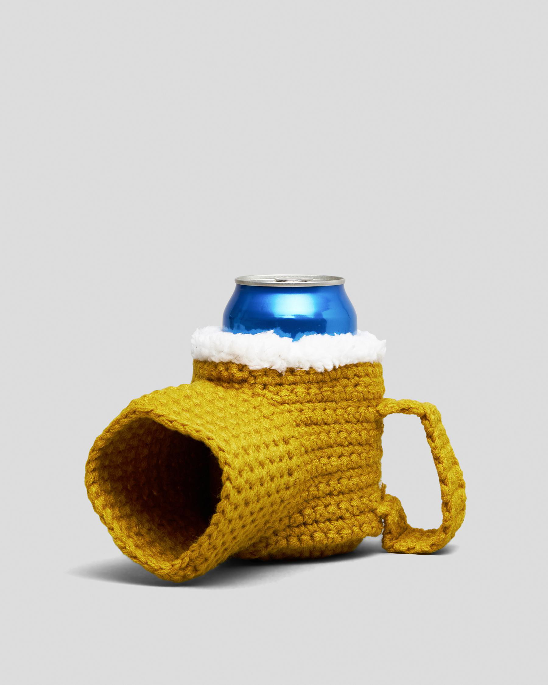 Get It Now Knitted Beer Mitt In Yellow - FREE* Shipping & Easy Returns ...