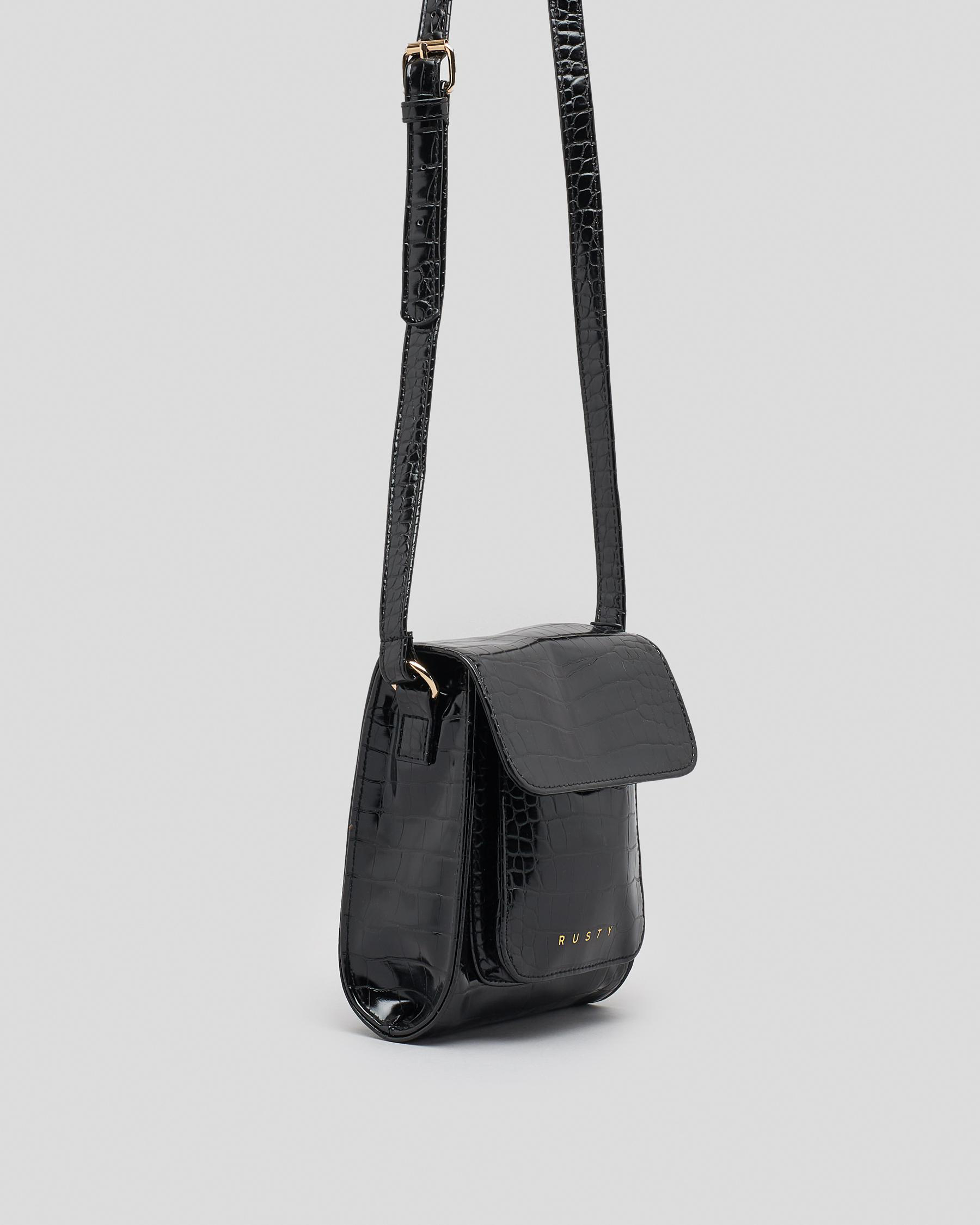 Shop Rusty Danielle Side Bag In Black - Fast Shipping & Easy Returns ...