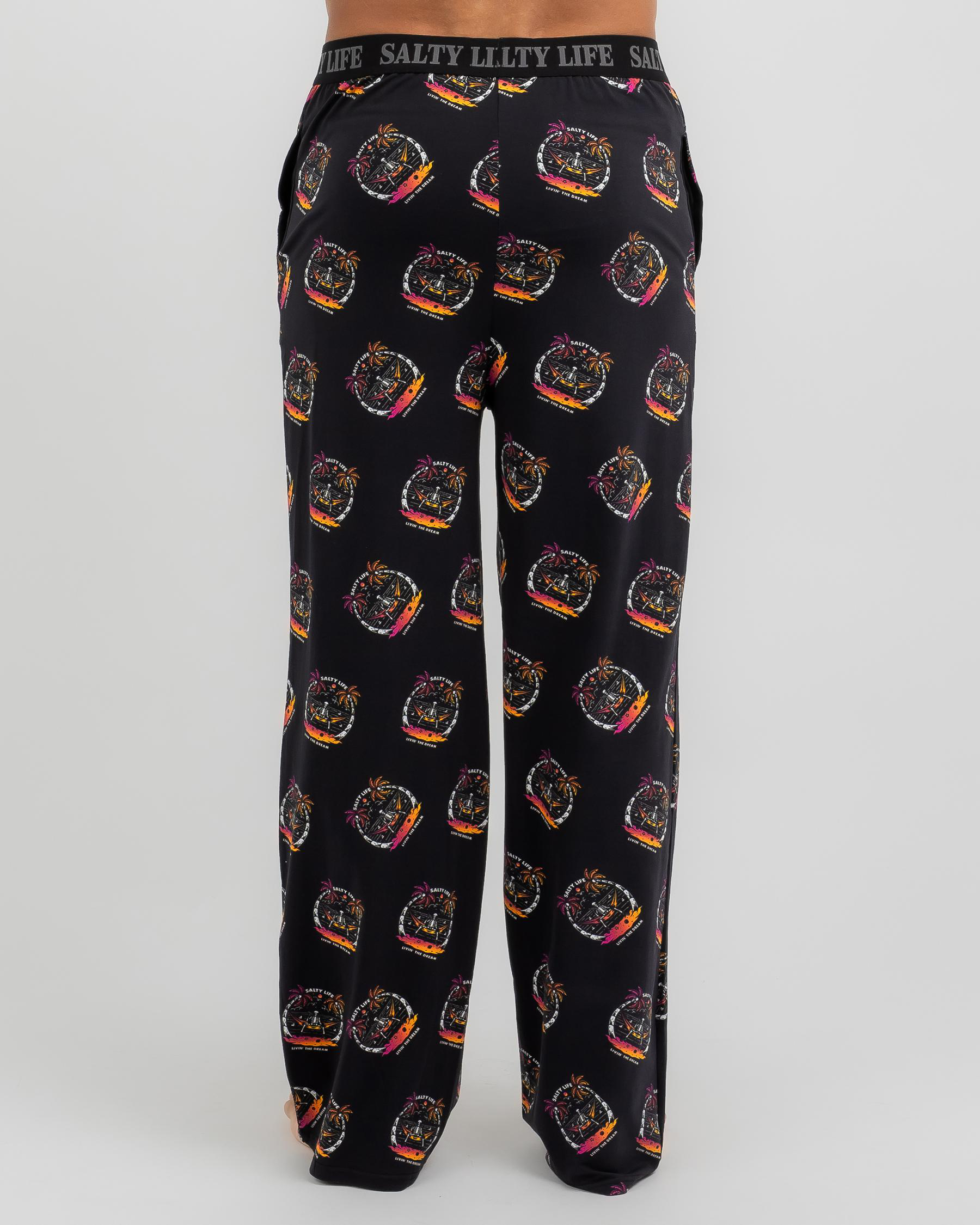 Shop Salty Life Livin The Dream Pyjamas In Multi - Fast Shipping & Easy ...