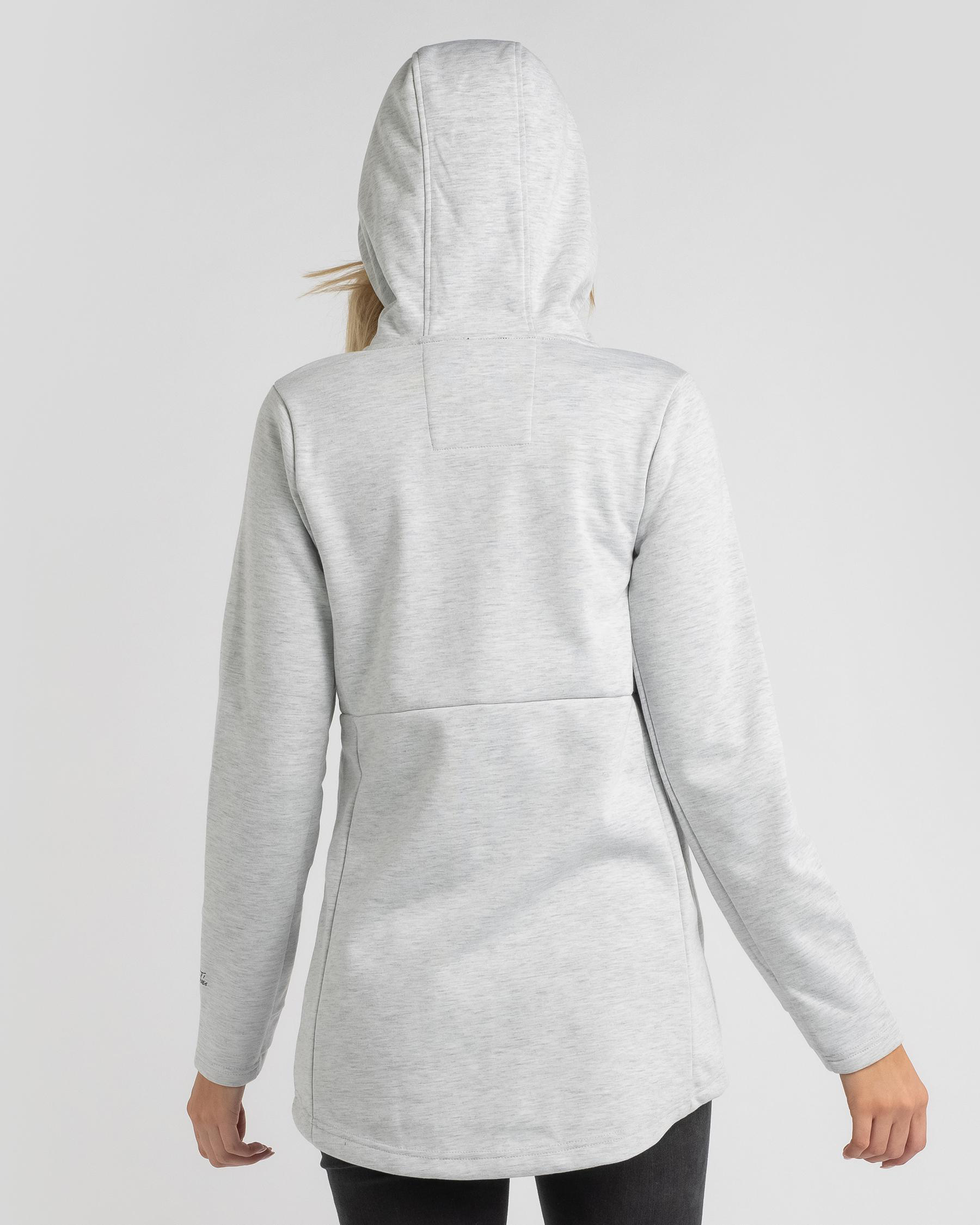 Shop Rip Curl Anti-Series Amplify II Hooded Jacket In Light Grey ...