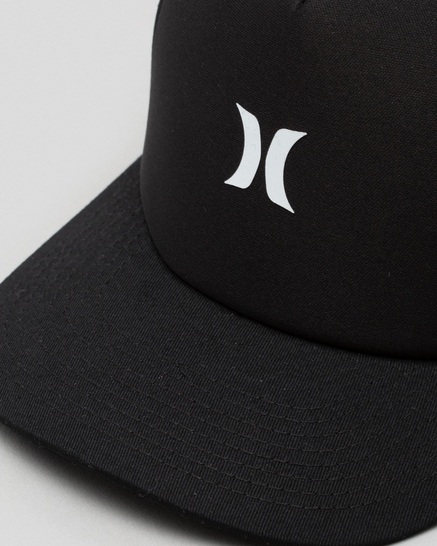 Shop Hurley Icon Trucker Cap In Black - Fast Shipping & Easy Returns ...