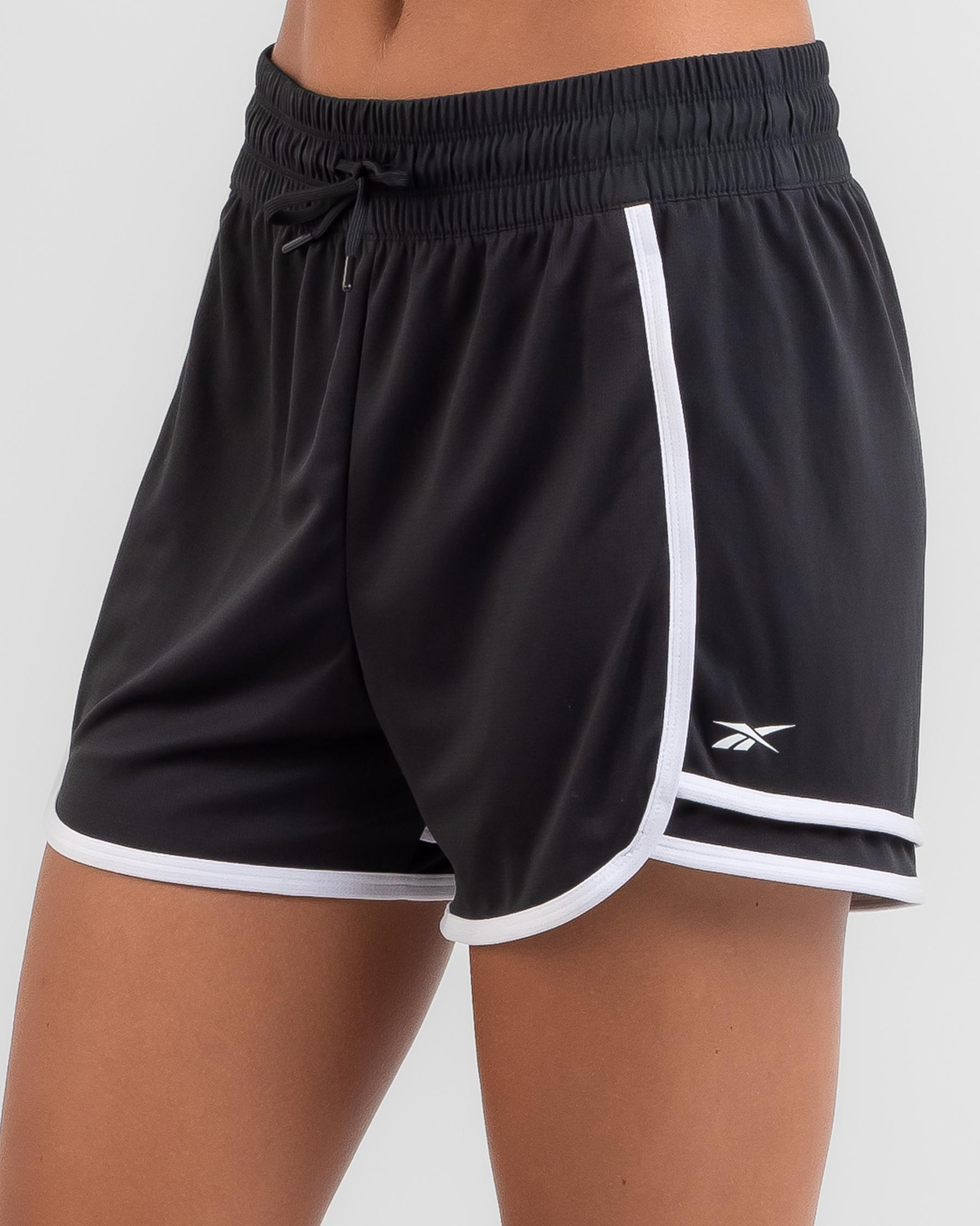 Shop Reebok Workout Ready Shorts In Night Black - Fast Shipping & Easy ...