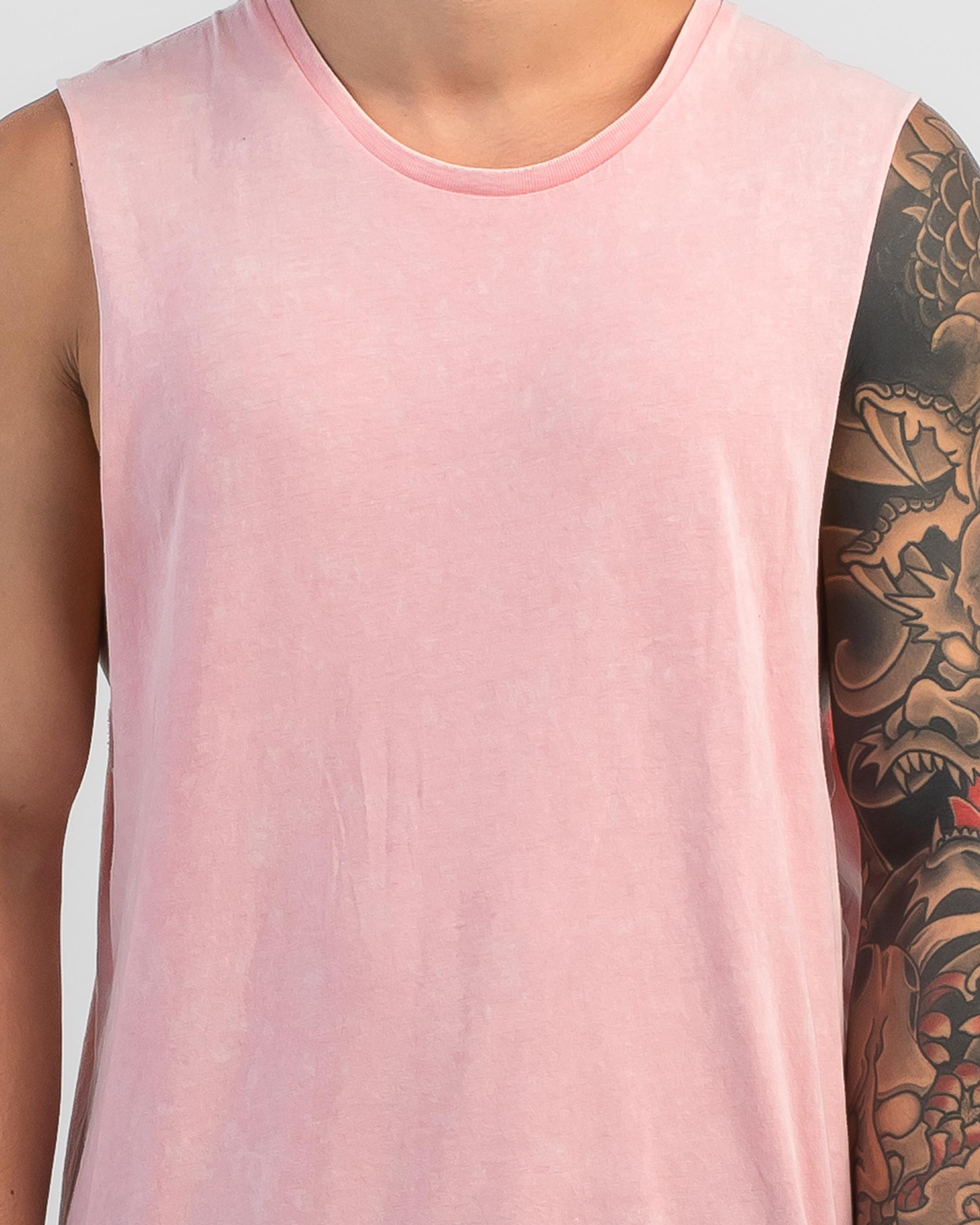 Shop Lucid Swivel Muscle Tank In Pink Acid - Fast Shipping & Easy ...