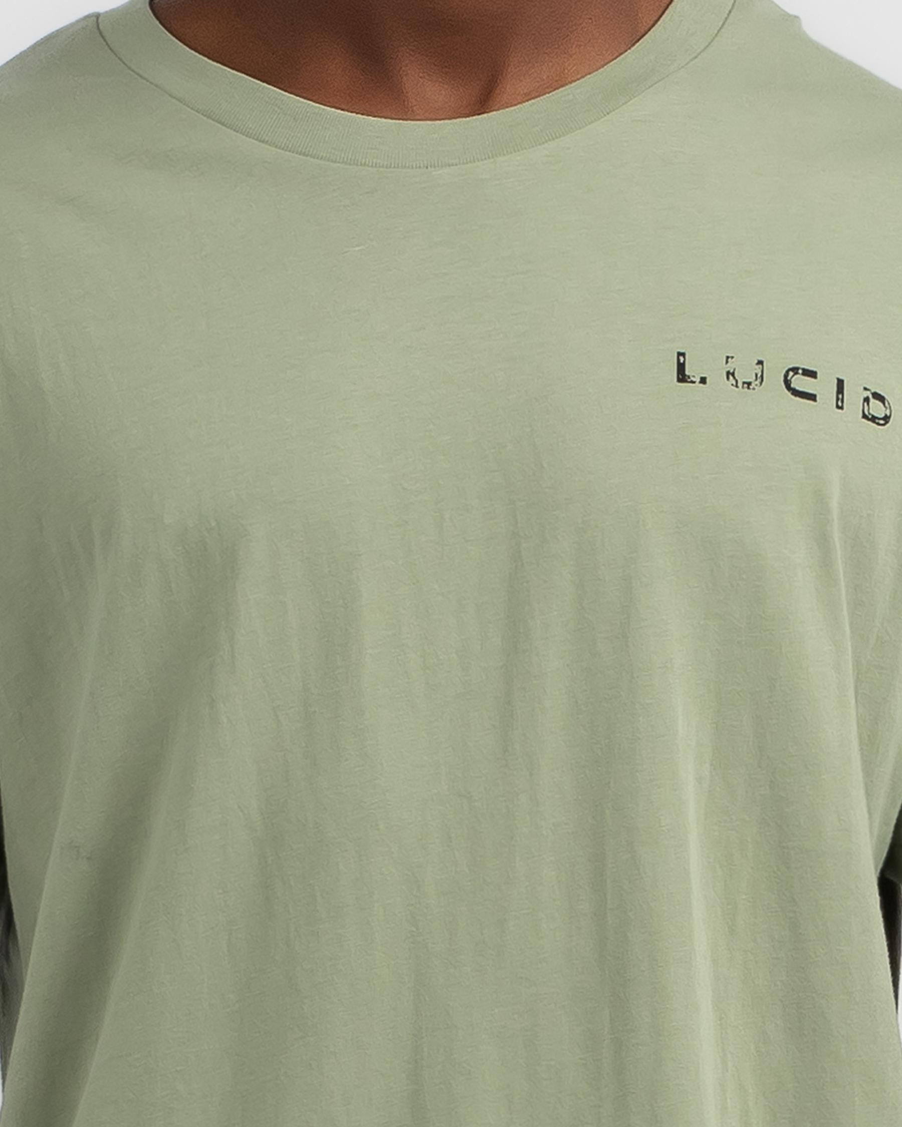 Shop Lucid Nucleus T-Shirt In Sage Green - Fast Shipping & Easy Returns ...