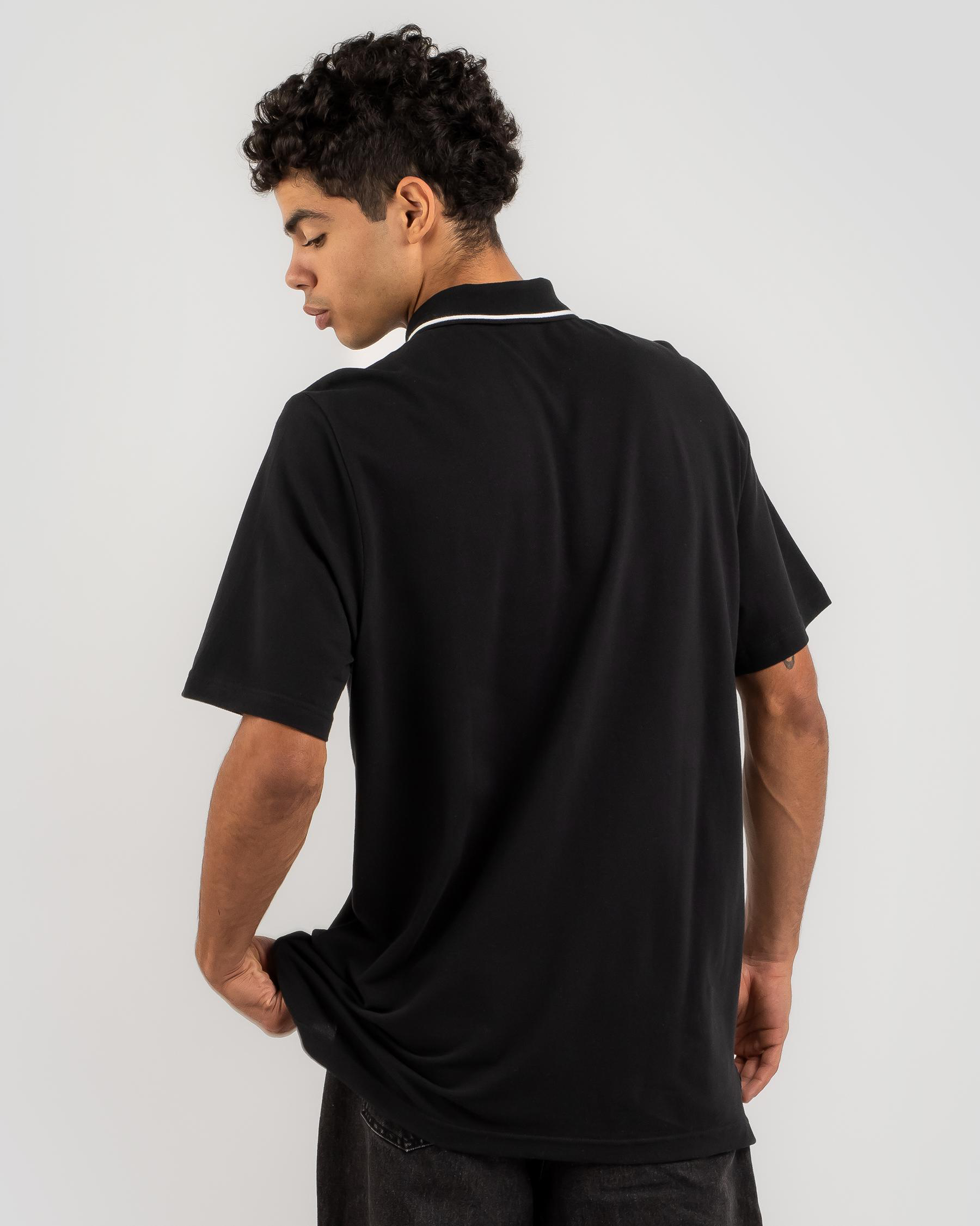 Shop adidas Small Logo Polo Shirt In Black - Fast Shipping & Easy ...
