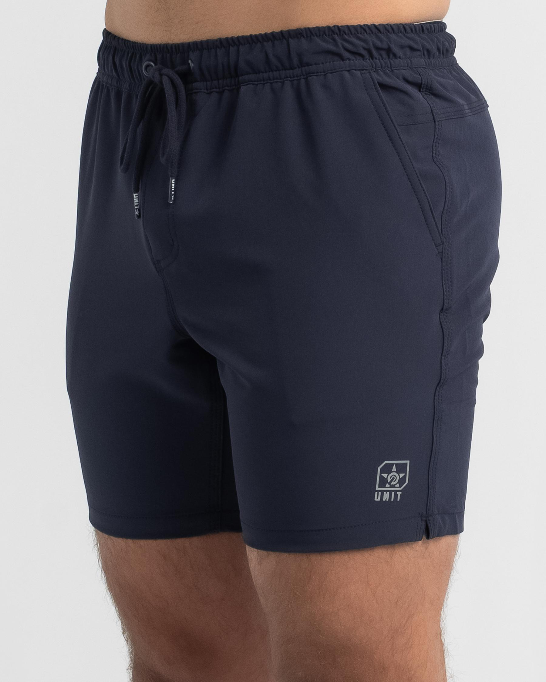 Shop Unit Boardwalk Shorts In Navy - Fast Shipping & Easy Returns ...