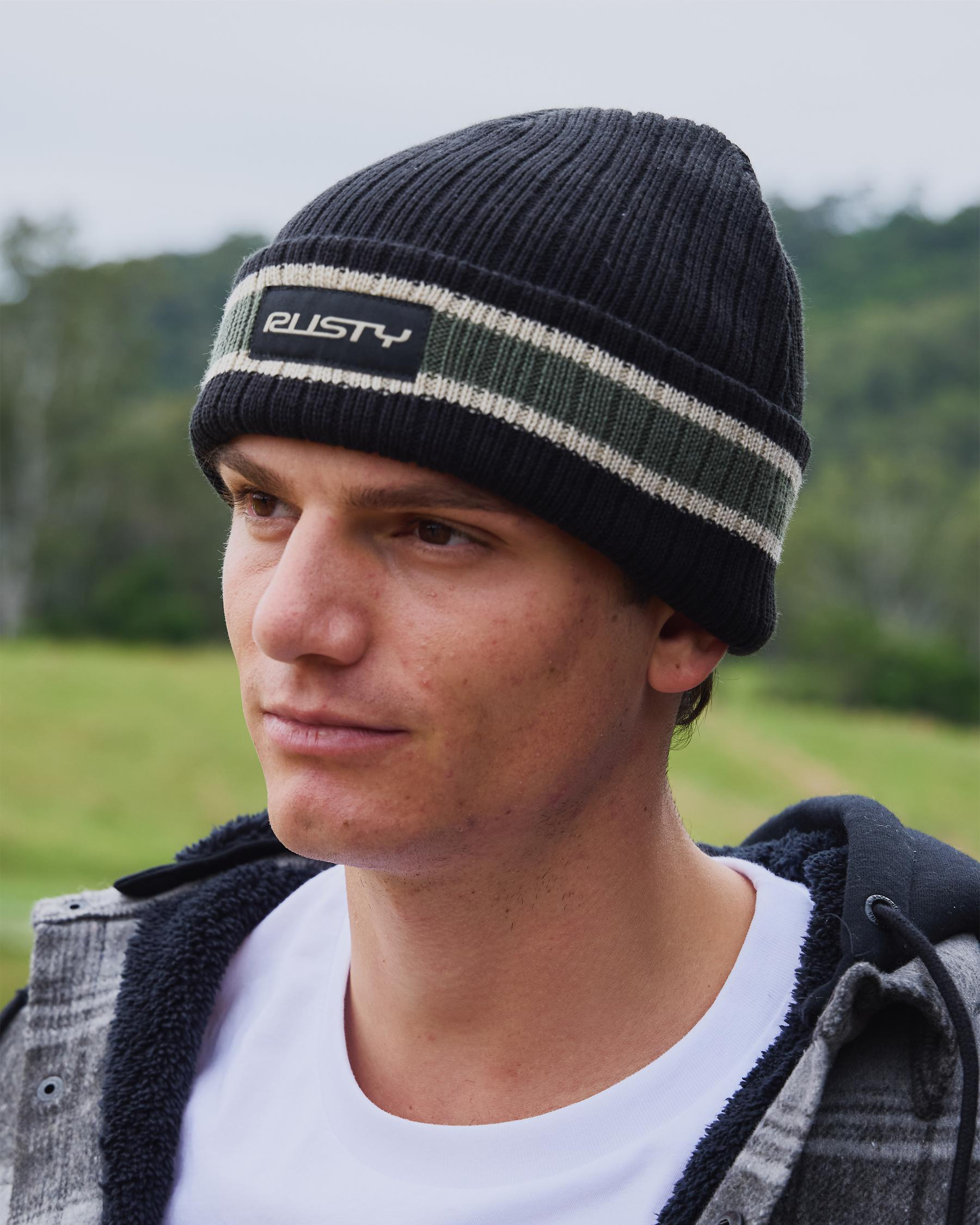 Rusty Bones 2 Beanie In Black 3 - FREE* Shipping & Easy Returns - City ...