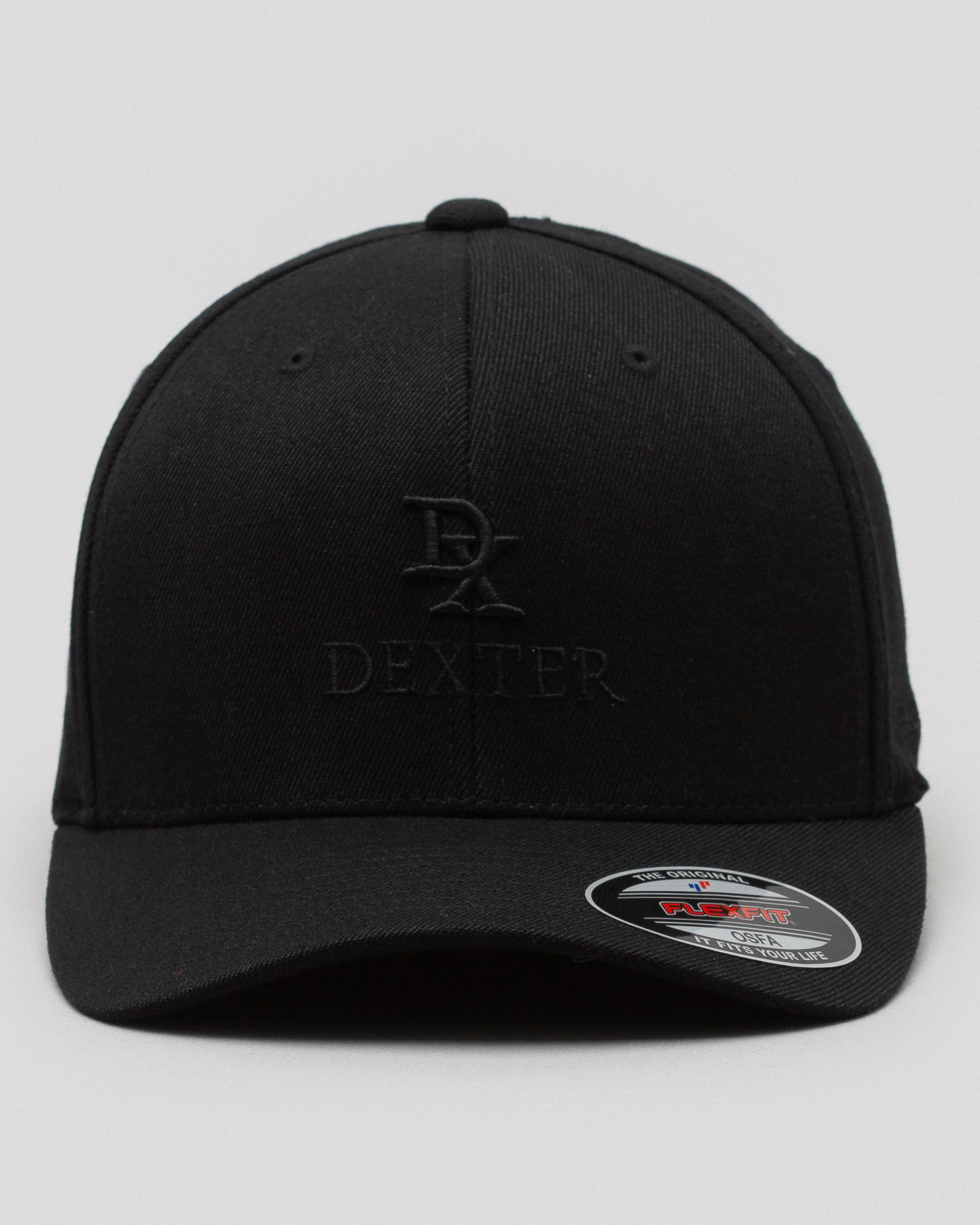 Shop Dexter Evident Flexfit Cap In Black - Fast Shipping & Easy Returns ...