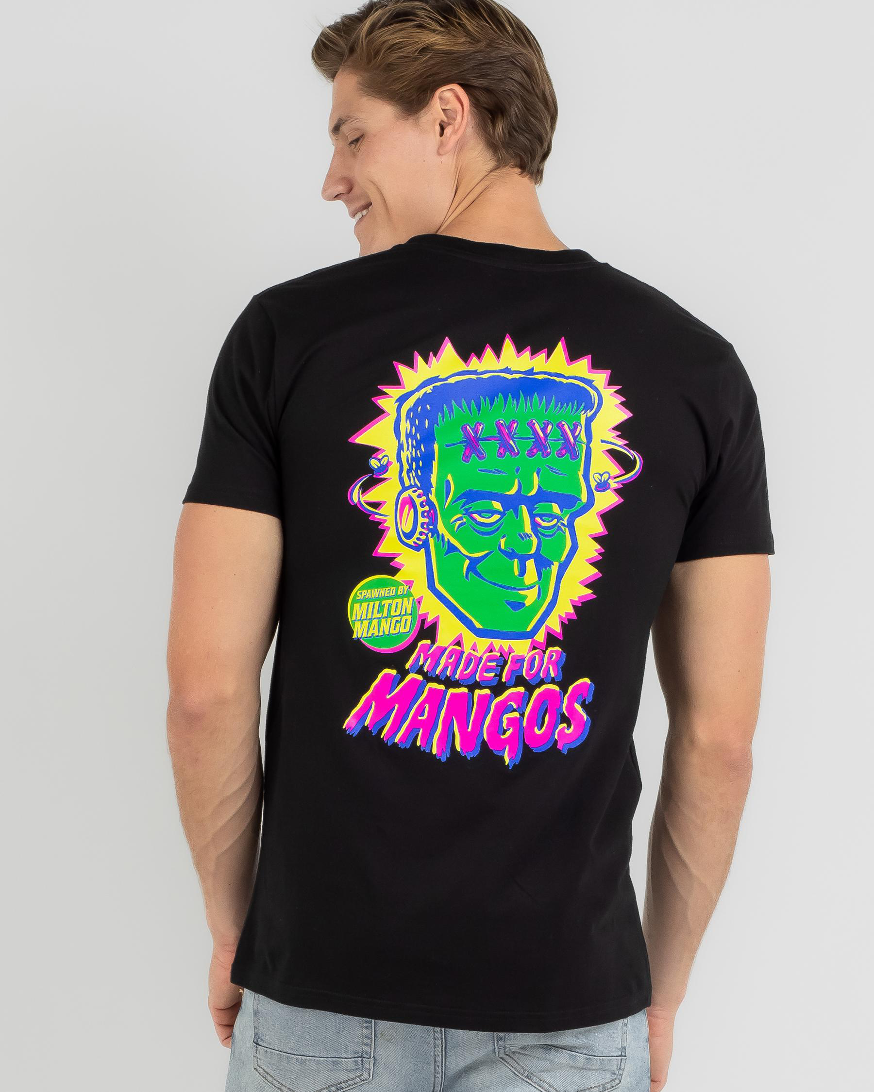 Shop Milton Mango Made for Mangos T-Shirt In Black - Fast Shipping ...