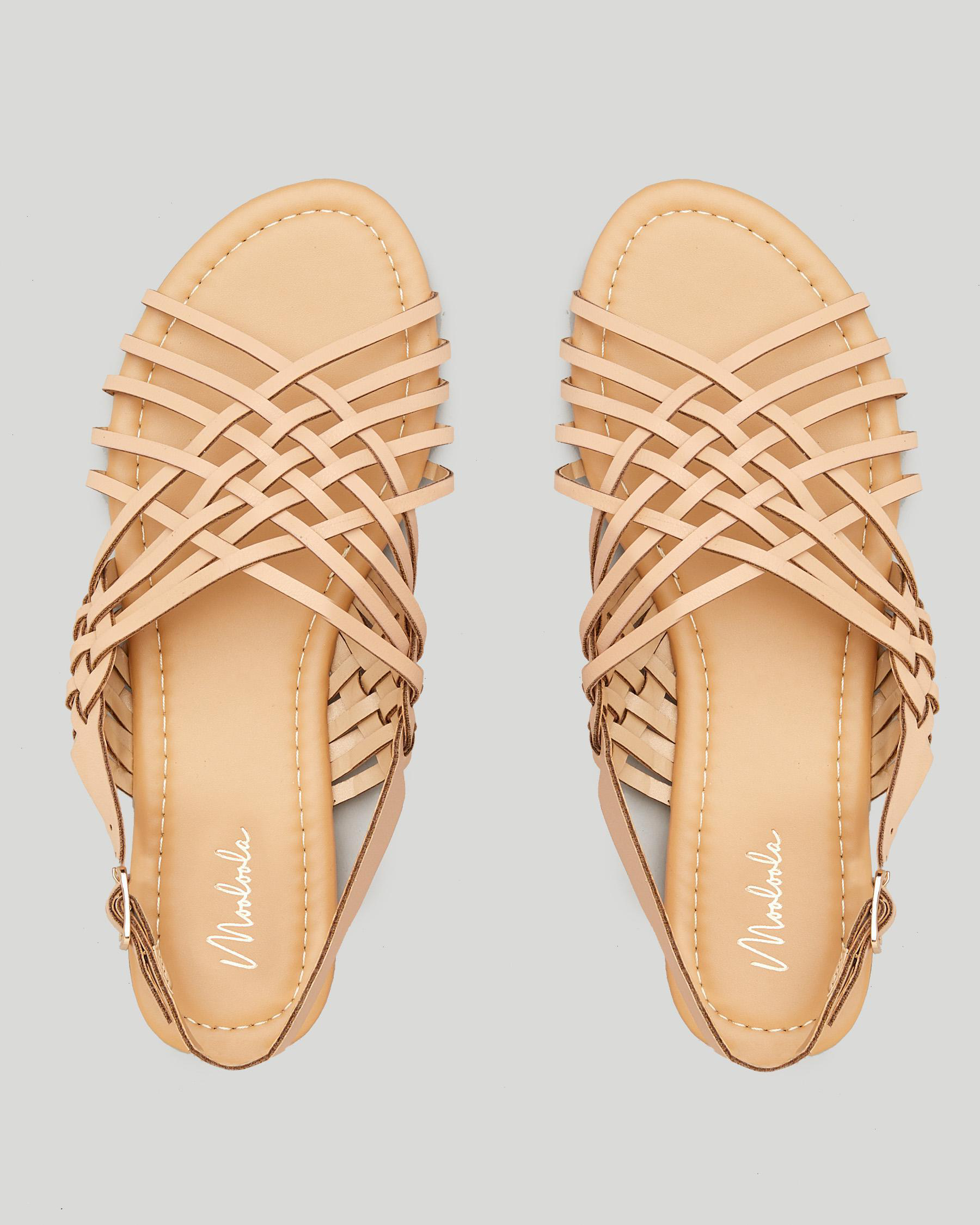 Shop Mooloola Brandy Sandals In Tan - Fast Shipping & Easy Returns ...