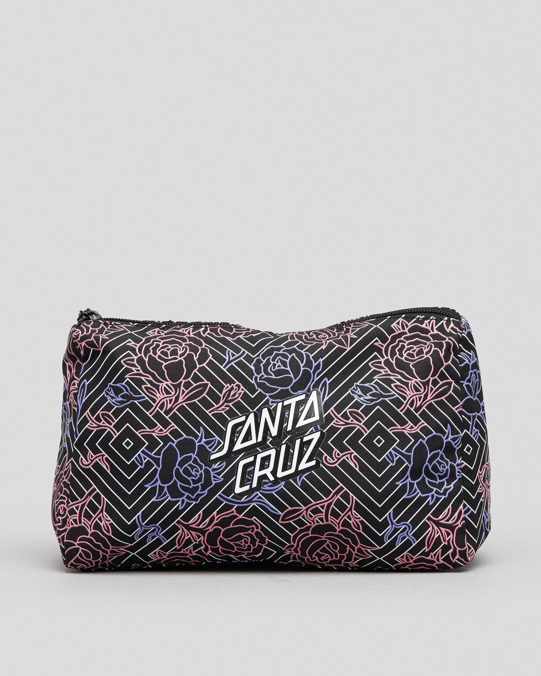 Shop Santa Cruz Botanic Repeat Makeup Case In Black - Fast Shipping ...