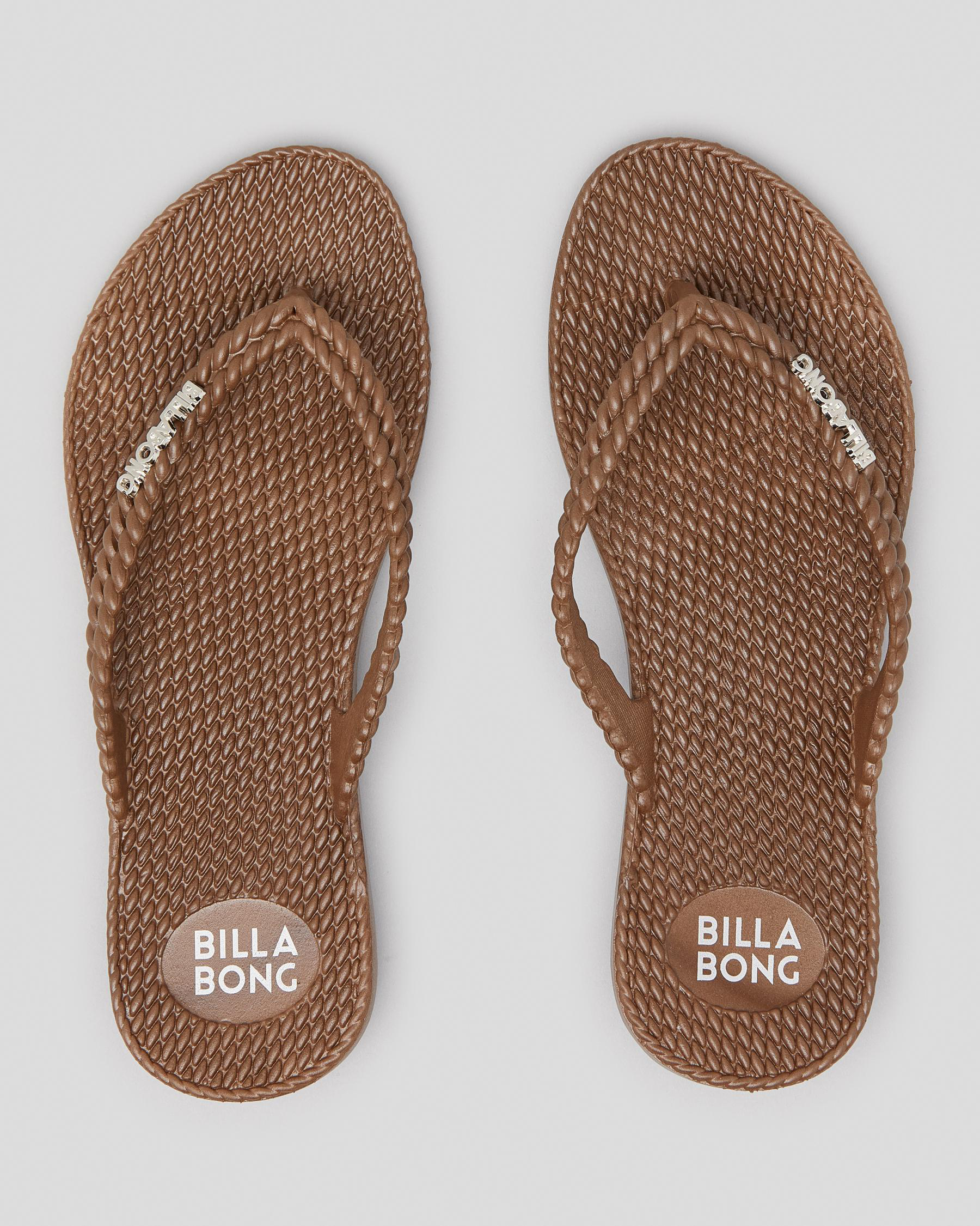 Shop Billabong Kick Back Thongs In Chocolate - Fast Shipping & Easy ...