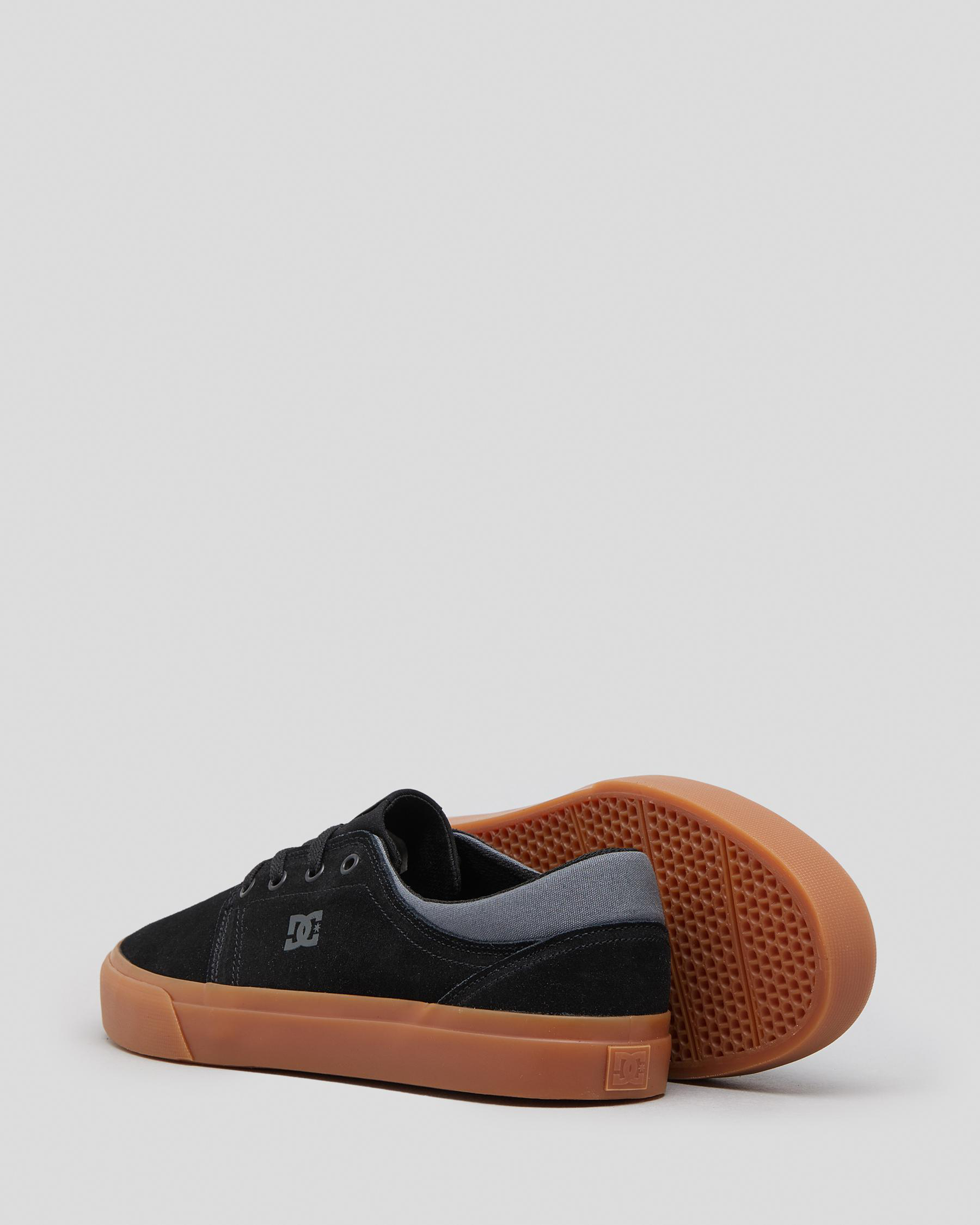 Shop DC Shoes Trase Shoes In Black/grey/white - Fast Shipping & Easy ...