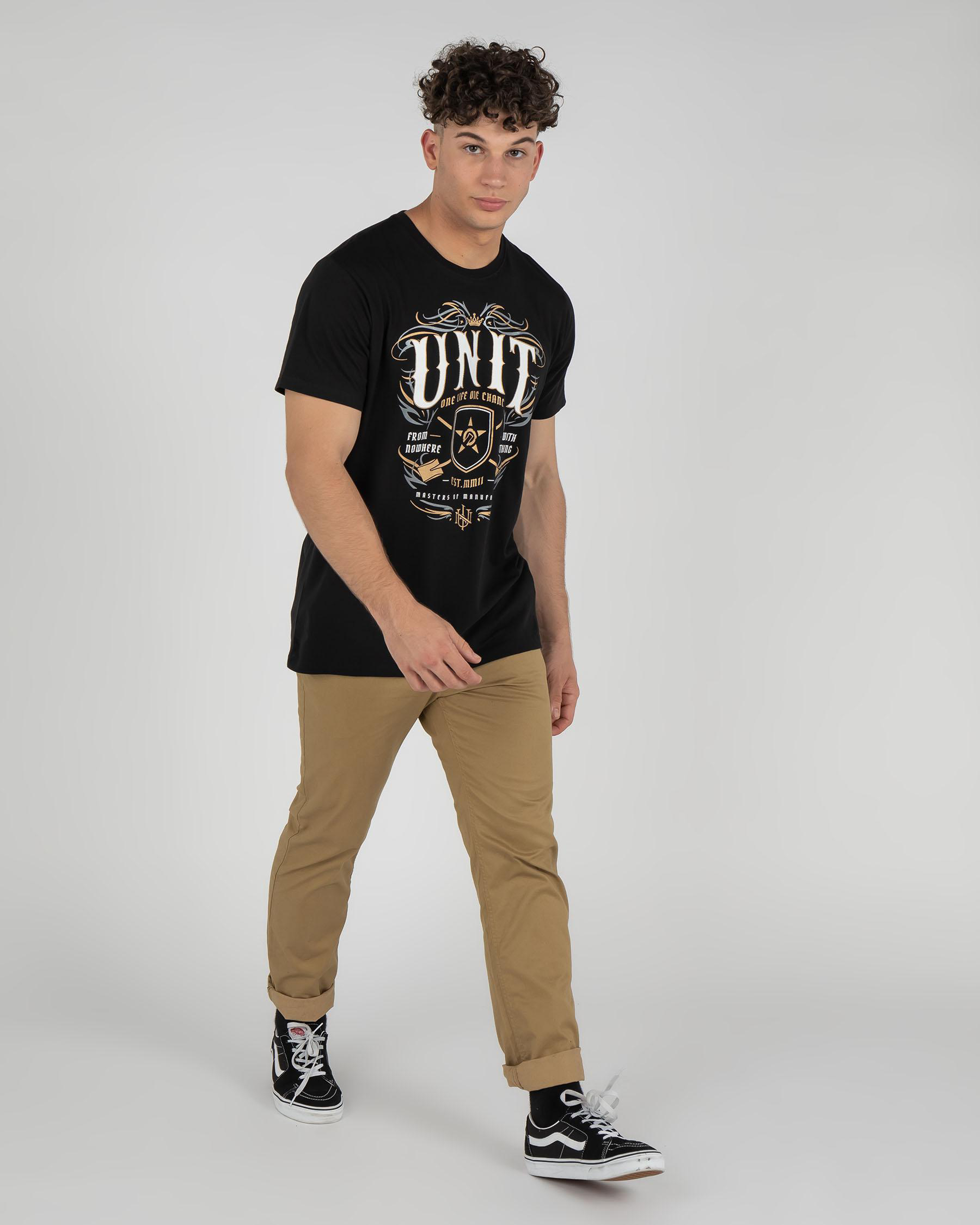 Shop Unit Contribute T-Shirt In Black - Fast Shipping & Easy Returns ...
