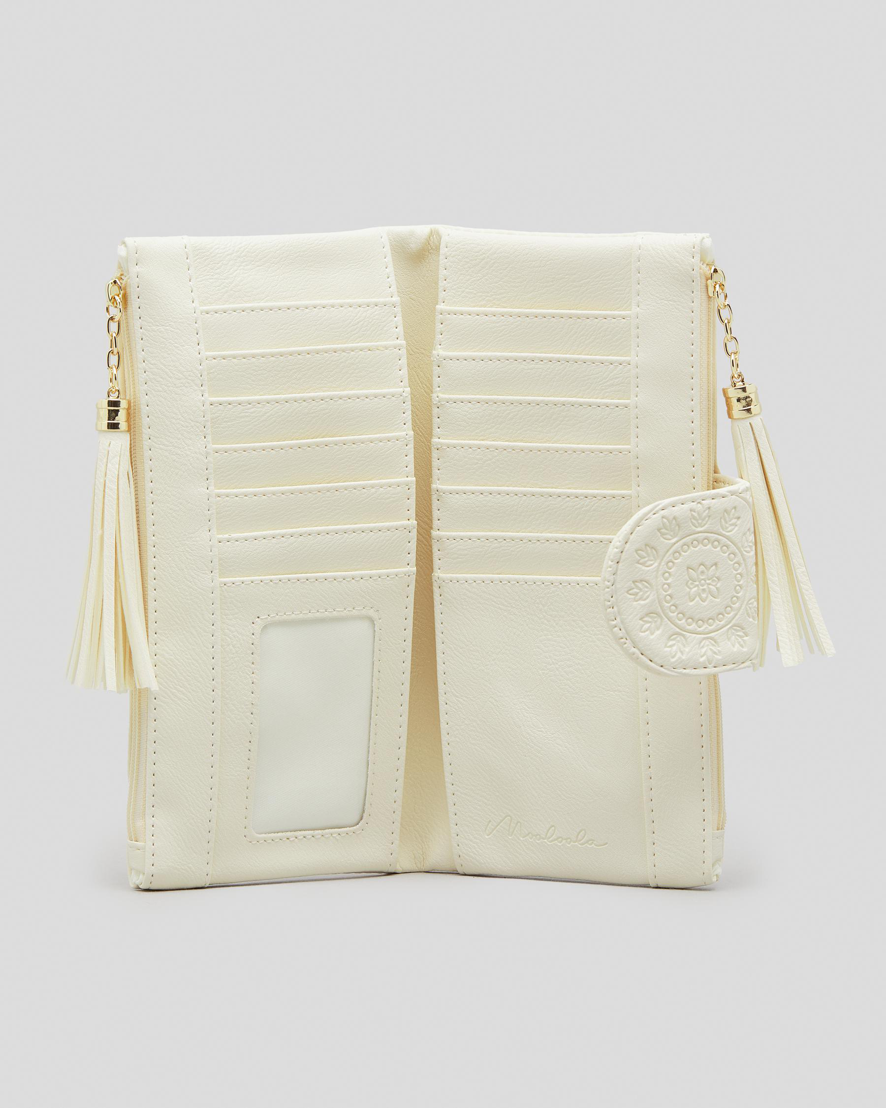 Shop Mooloola Emma Wallet In Alabaster - Fast Shipping & Easy Returns ...