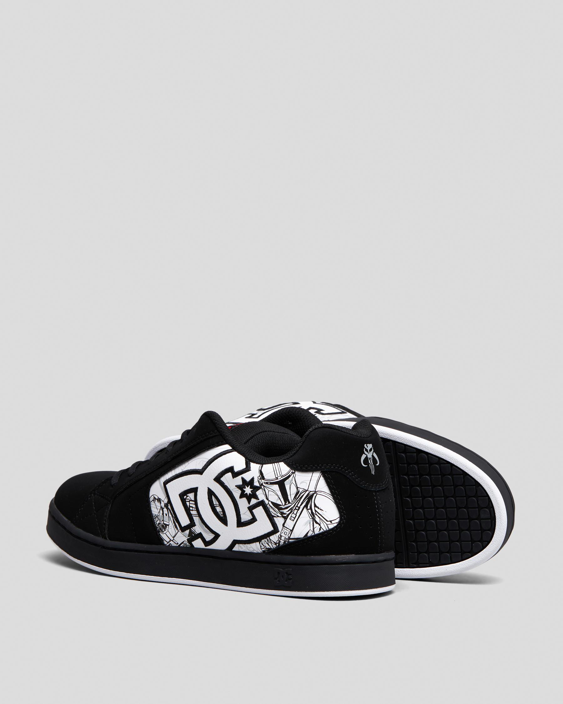 Shop DC Shoes SW Net Shoes In Black/white/grey - Fast Shipping & Easy ...