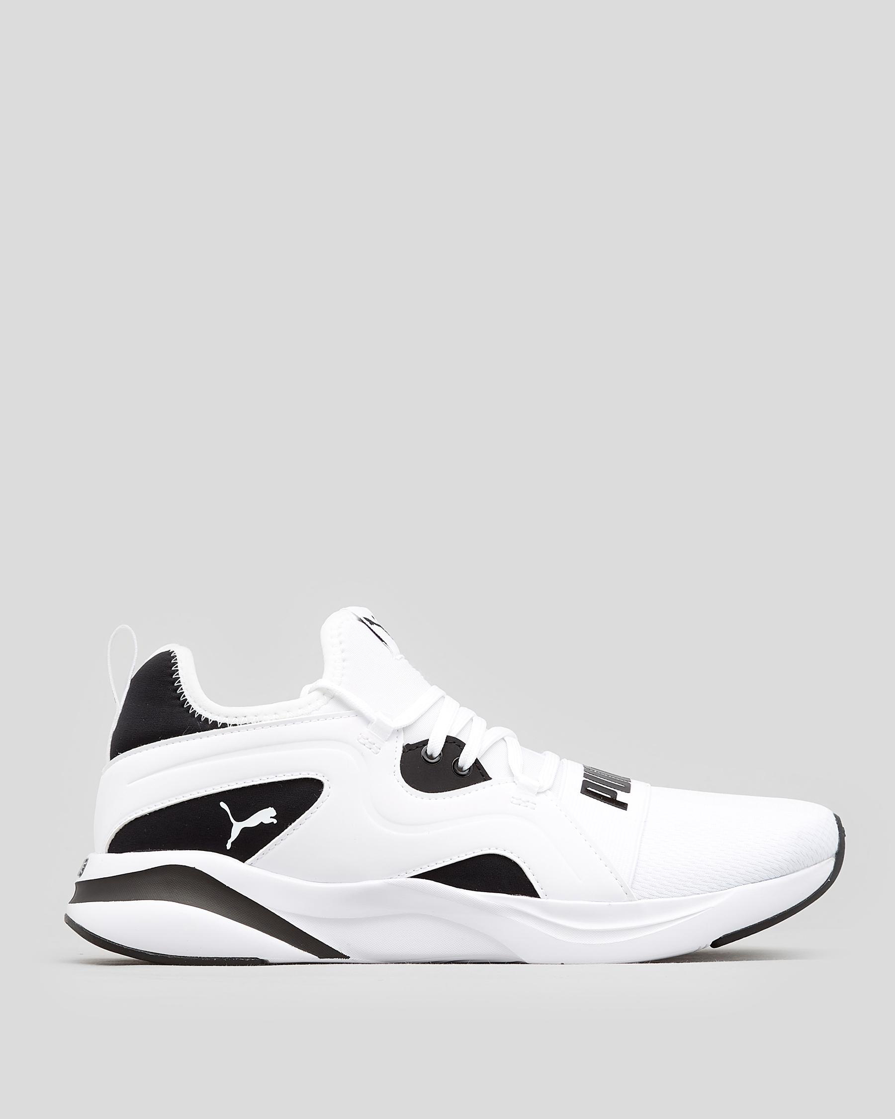 Shop Puma Softride Rift Shoes In White/black - Fast Shipping & Easy ...