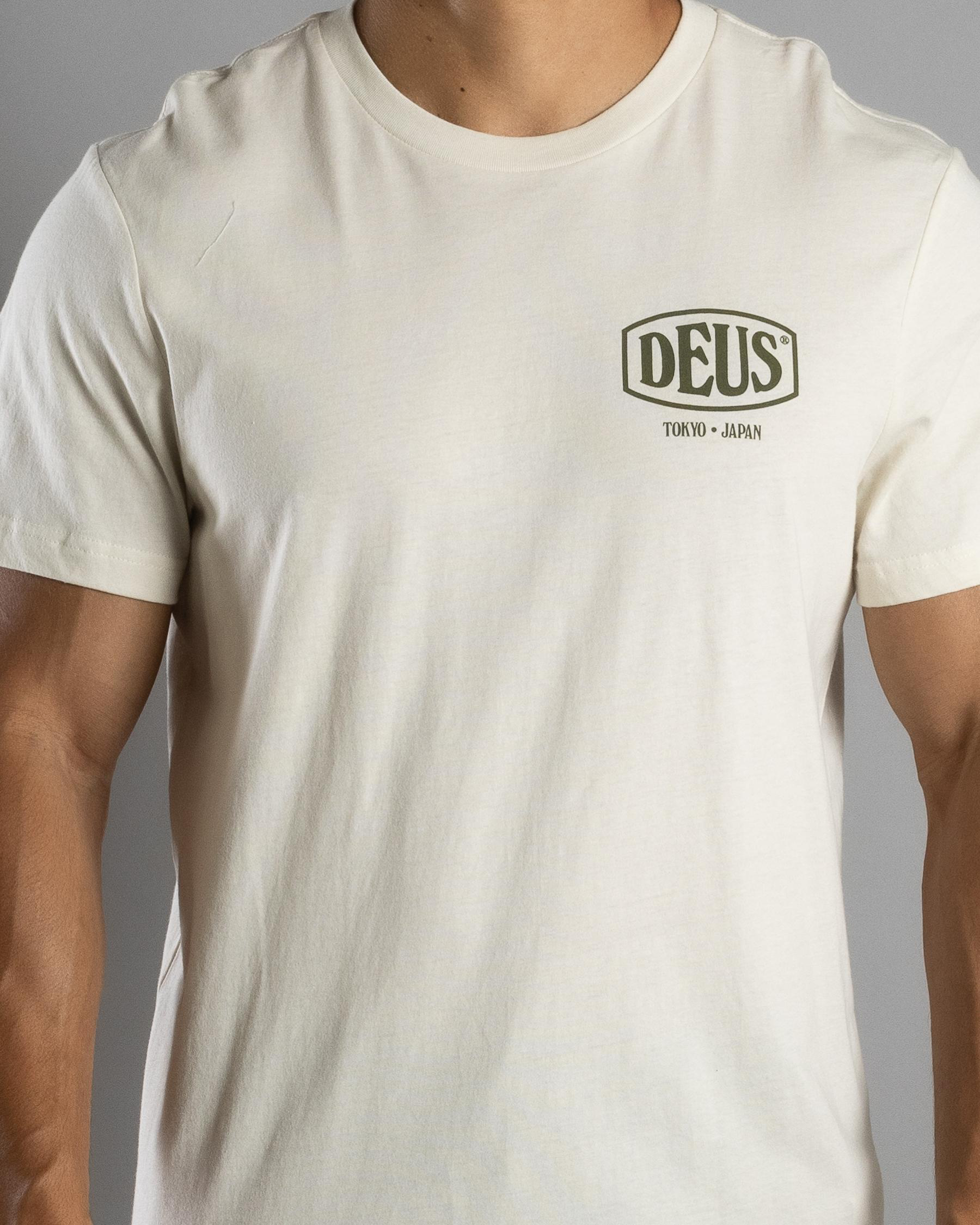 Shop Deus Ex Machina Ballpark T-Shirt In Vintage White - Fast Shipping & Easy Returns - City ...